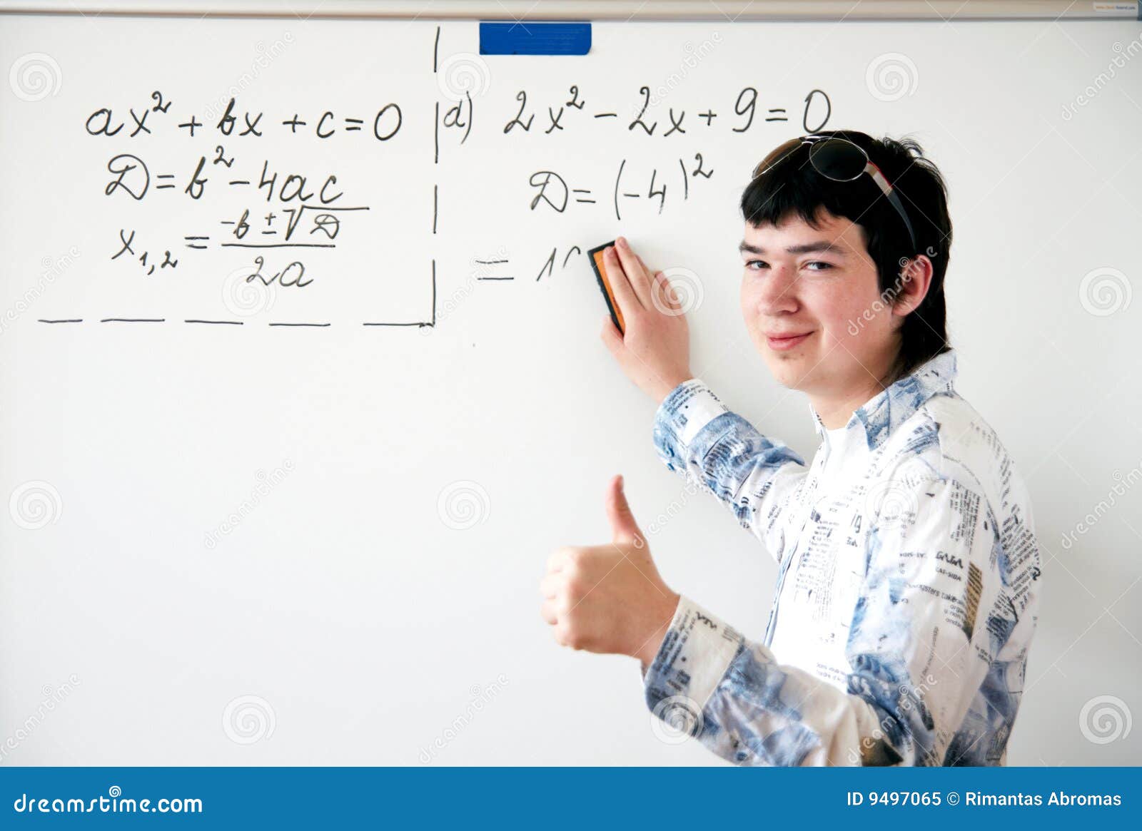 Teaching algebra stock image. Image of education, beard - 9497065