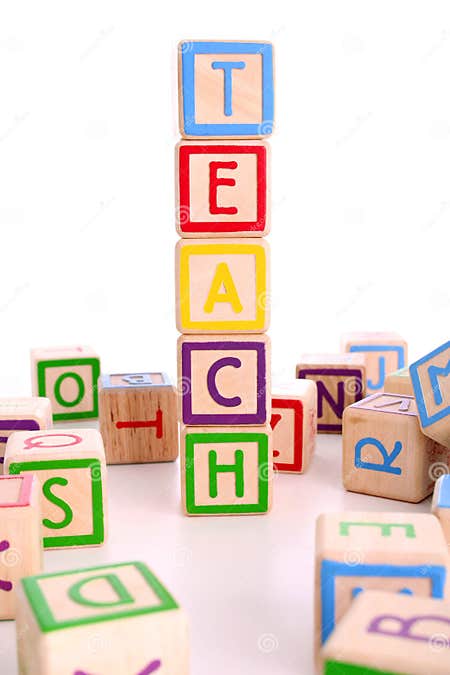 Teaching blocks stock photo. Image of literacy, child - 1275398