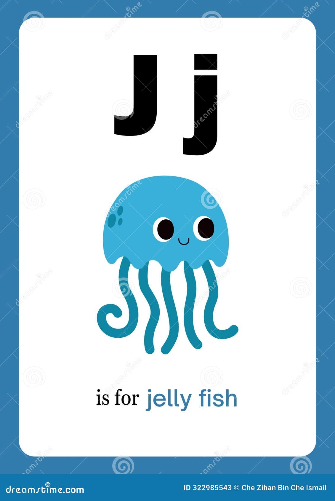 Alphabet for Children To Learn To Recognize Letters Stock Illustration ...