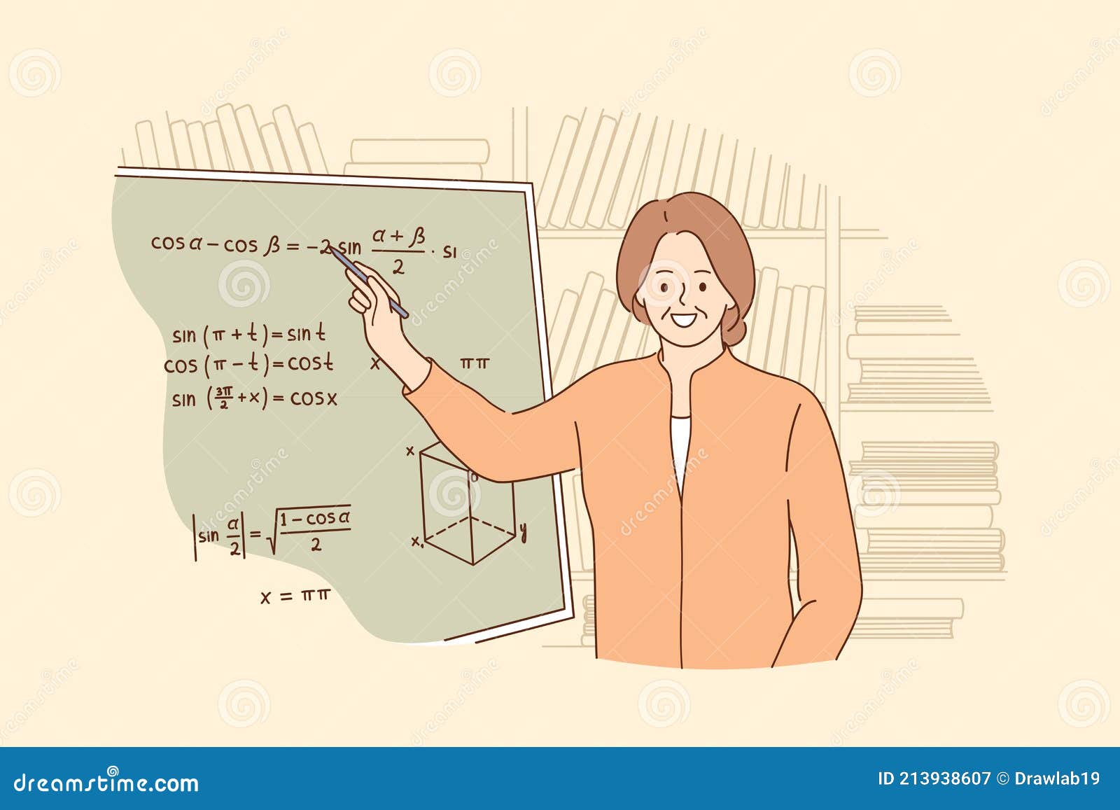 Teaching, Education, Learning Process Concept Stock Vector ...