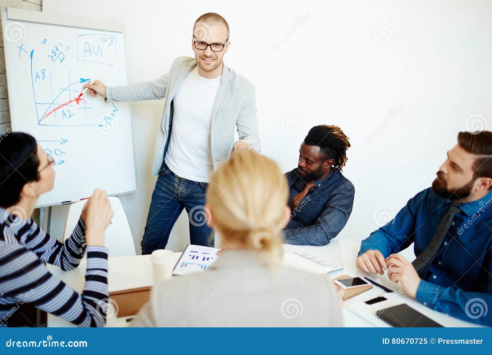 Teaching experts stock image. Image of trader, data, young - 80670725