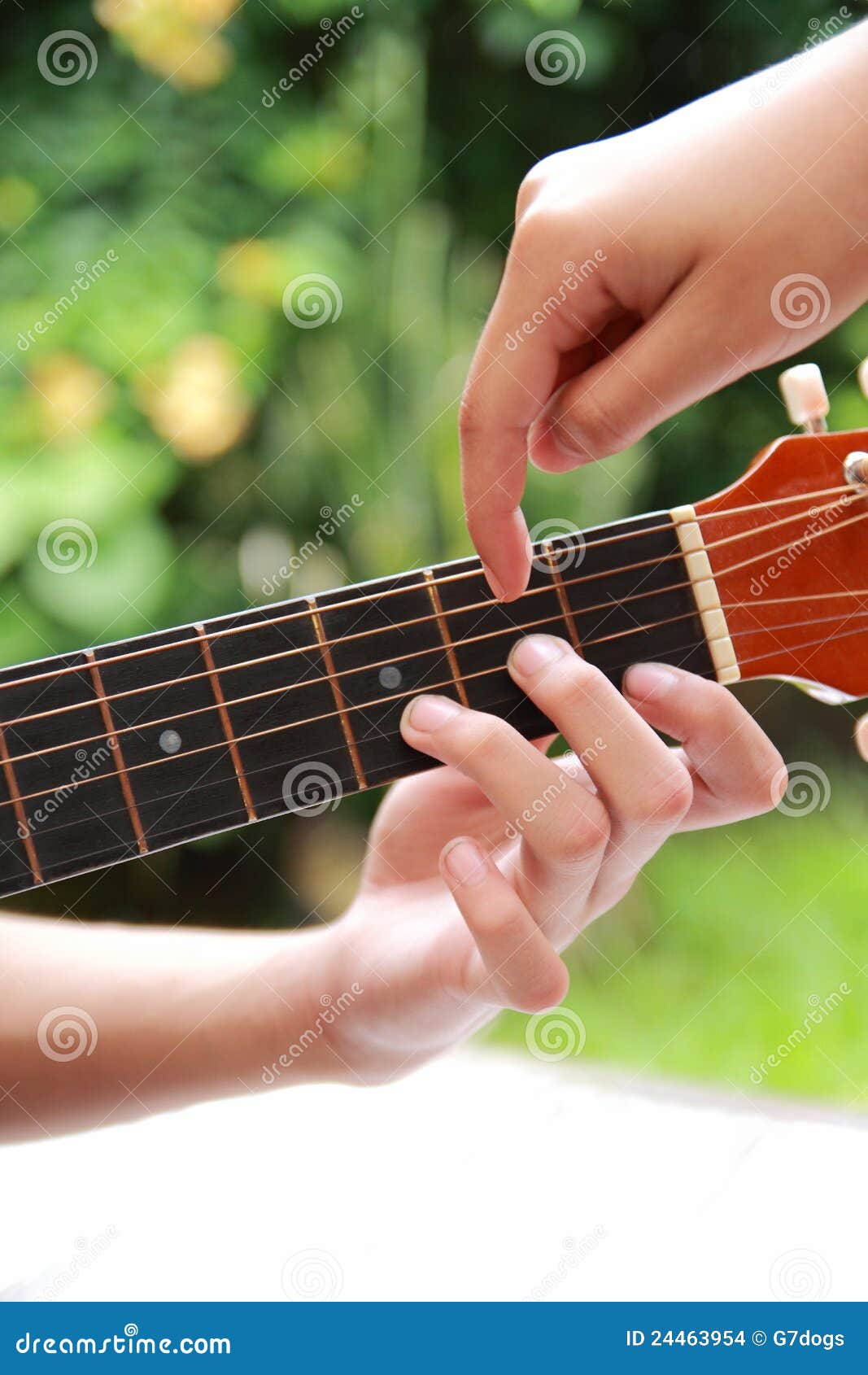 Teaching Guitar stock photo. Image of teaching, string - 24463954