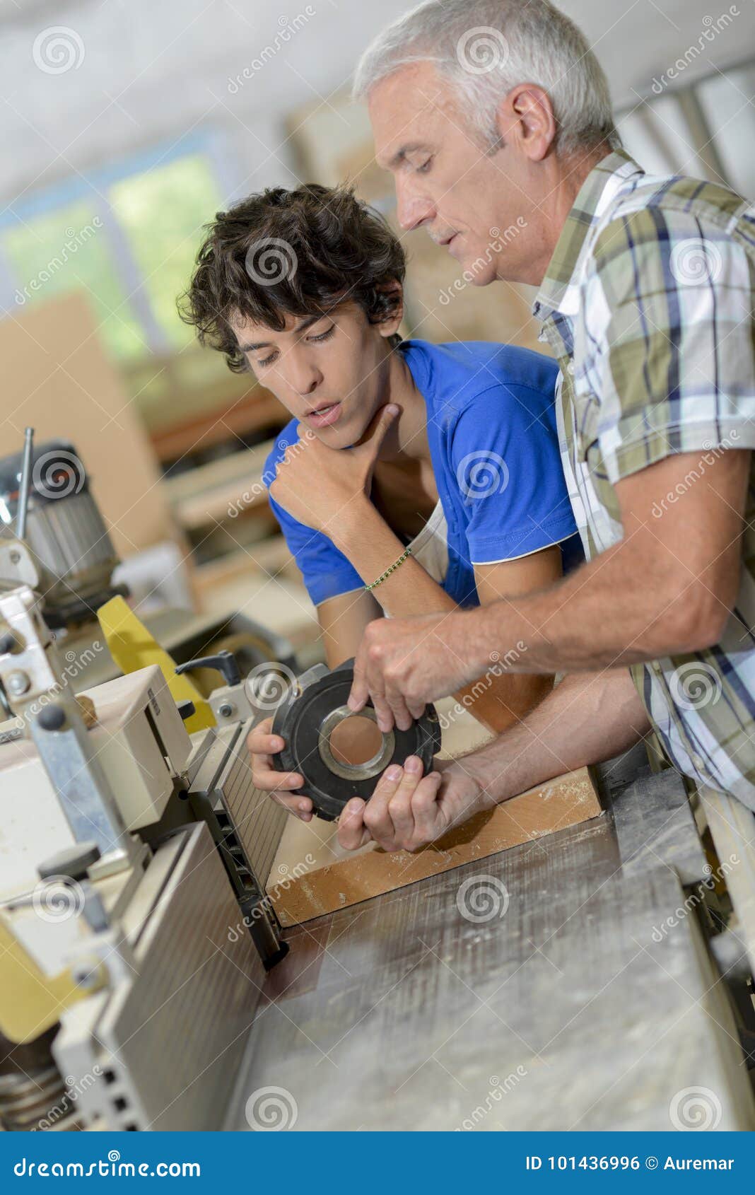 Teaching son trade stock photo. Image of trade, young - 101436996