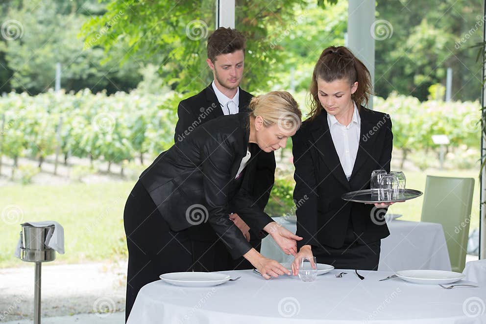 Teaching How To Prepare Table Stock Image - Image of manual, cover ...