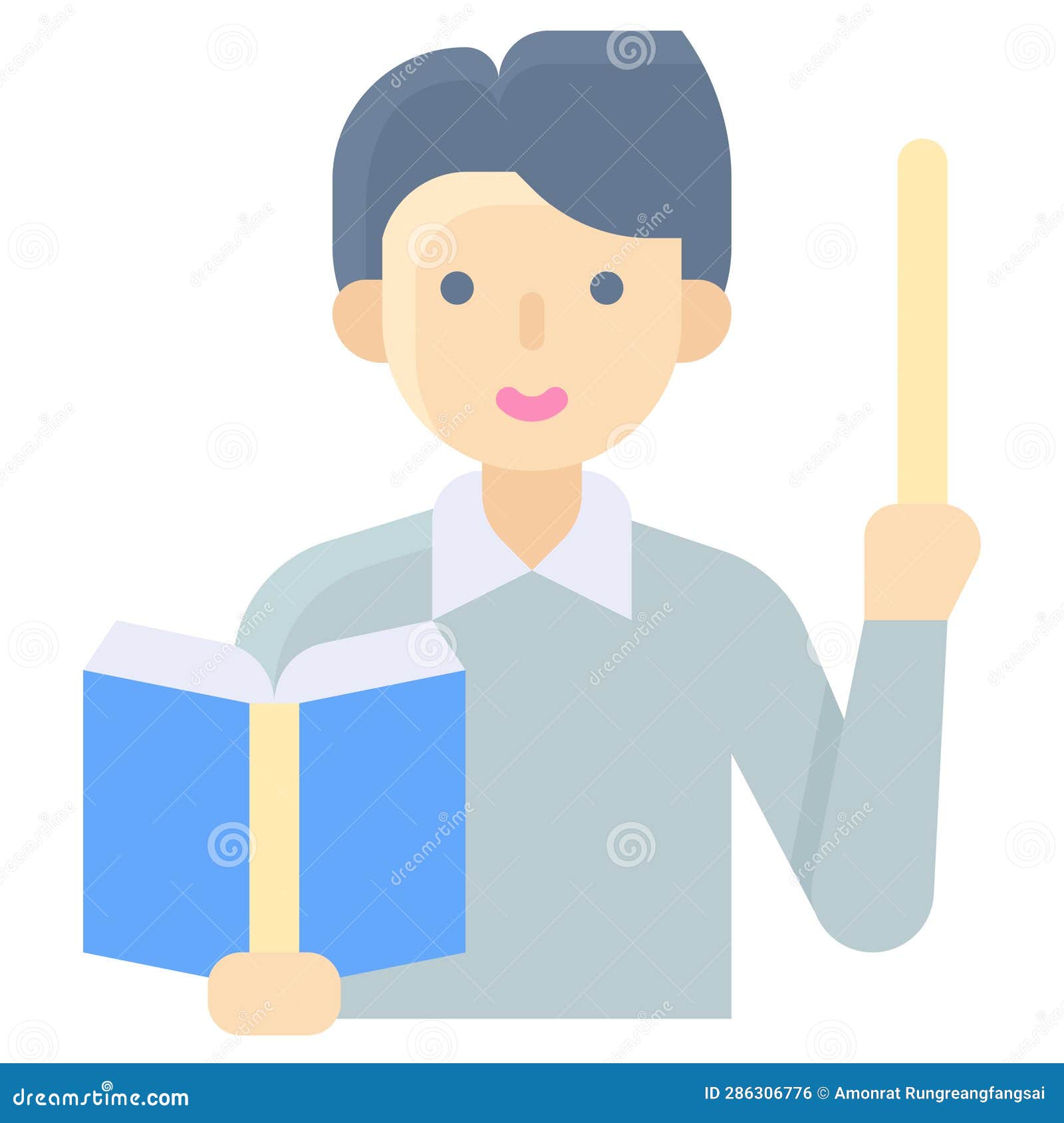 Teaching Icon, an Avatar that is Related To Education Stock Vector ...