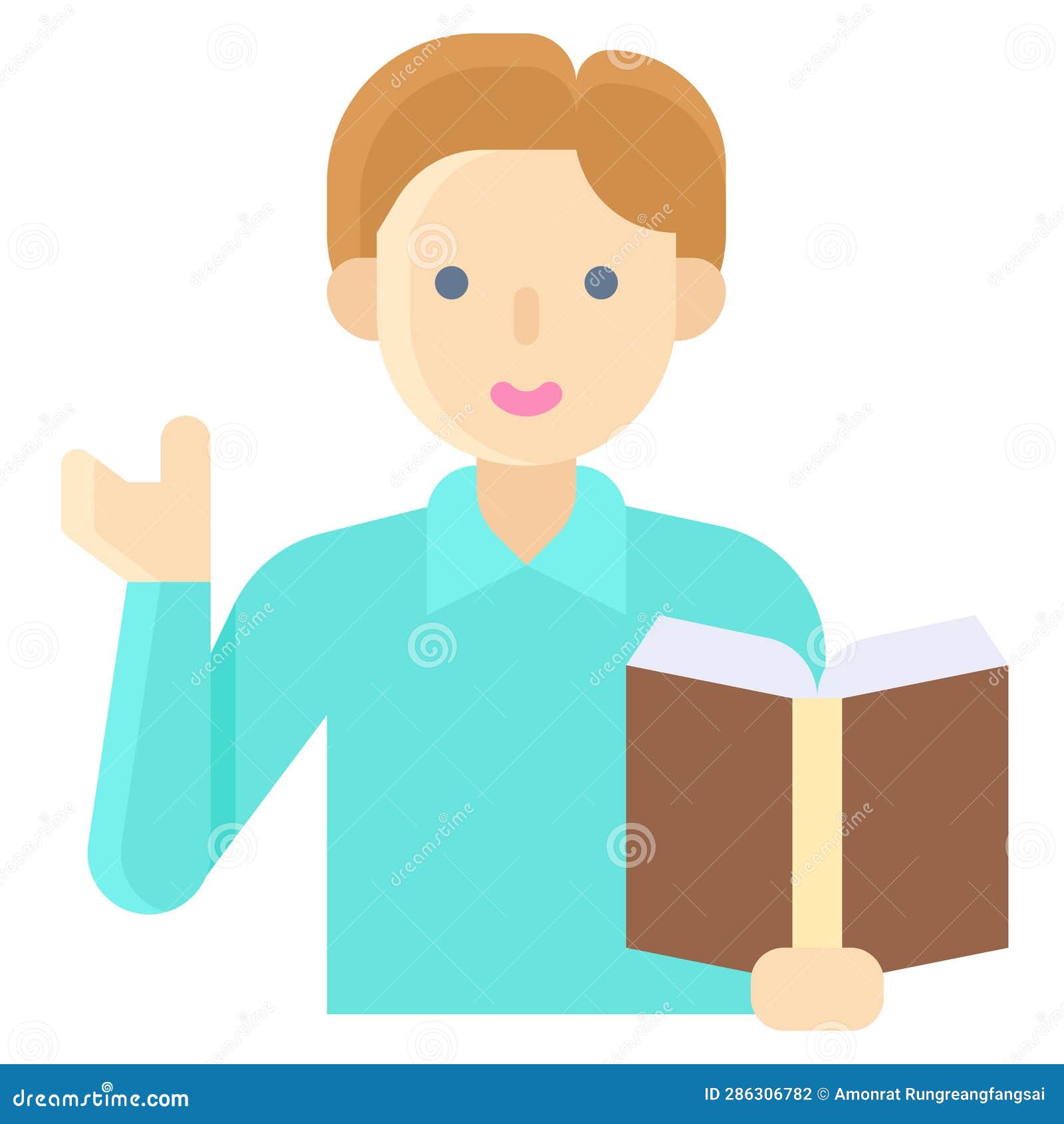 Teaching Icon, an Avatar that is Related To Education Stock Vector ...