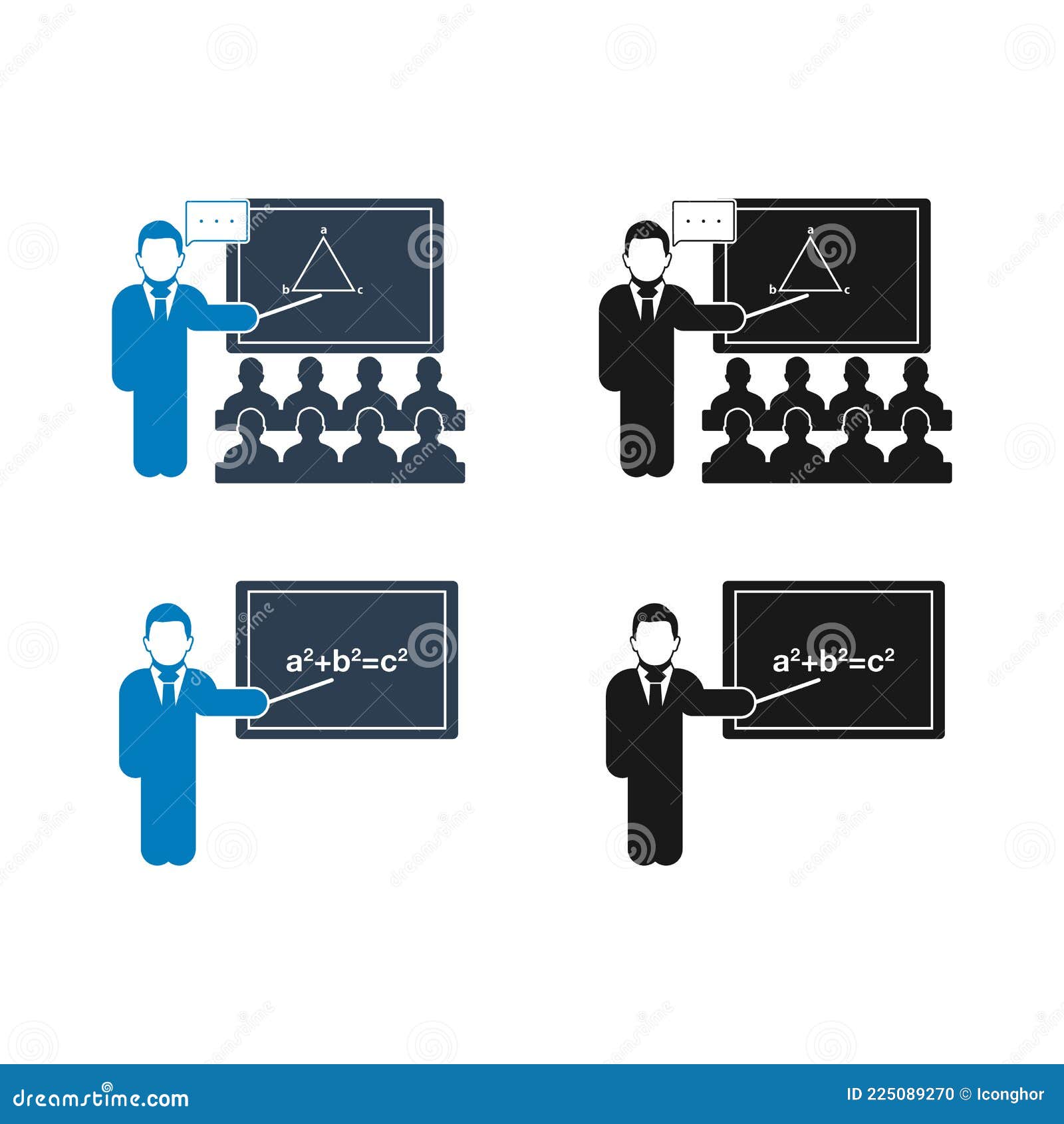 Teaching Icon Vector. Trendy Flat Teaching Icon From Artificial ...