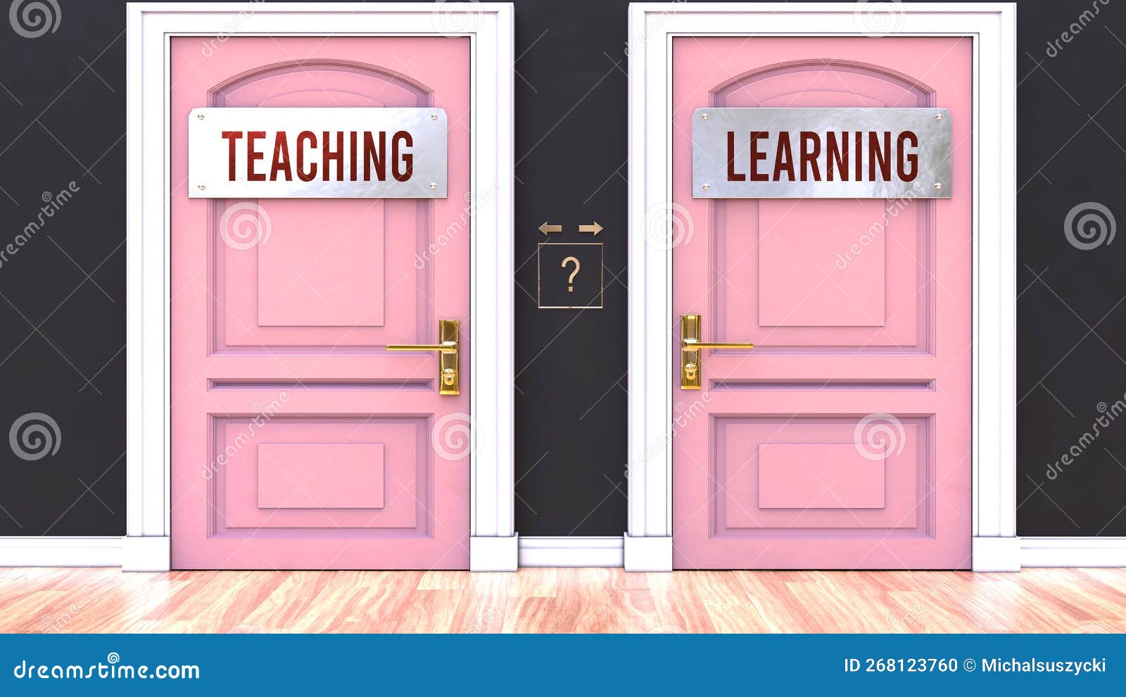 Teaching or Learning - Making a Choice Stock Illustration ...