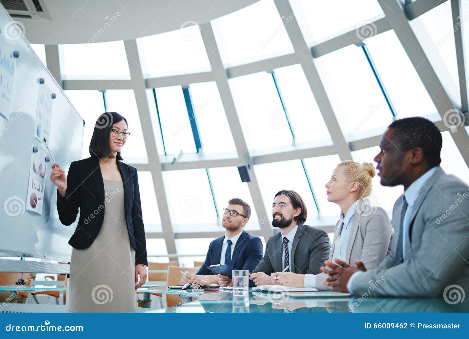 Teaching managers stock photo. Image of meeting, contemporary - 66009462