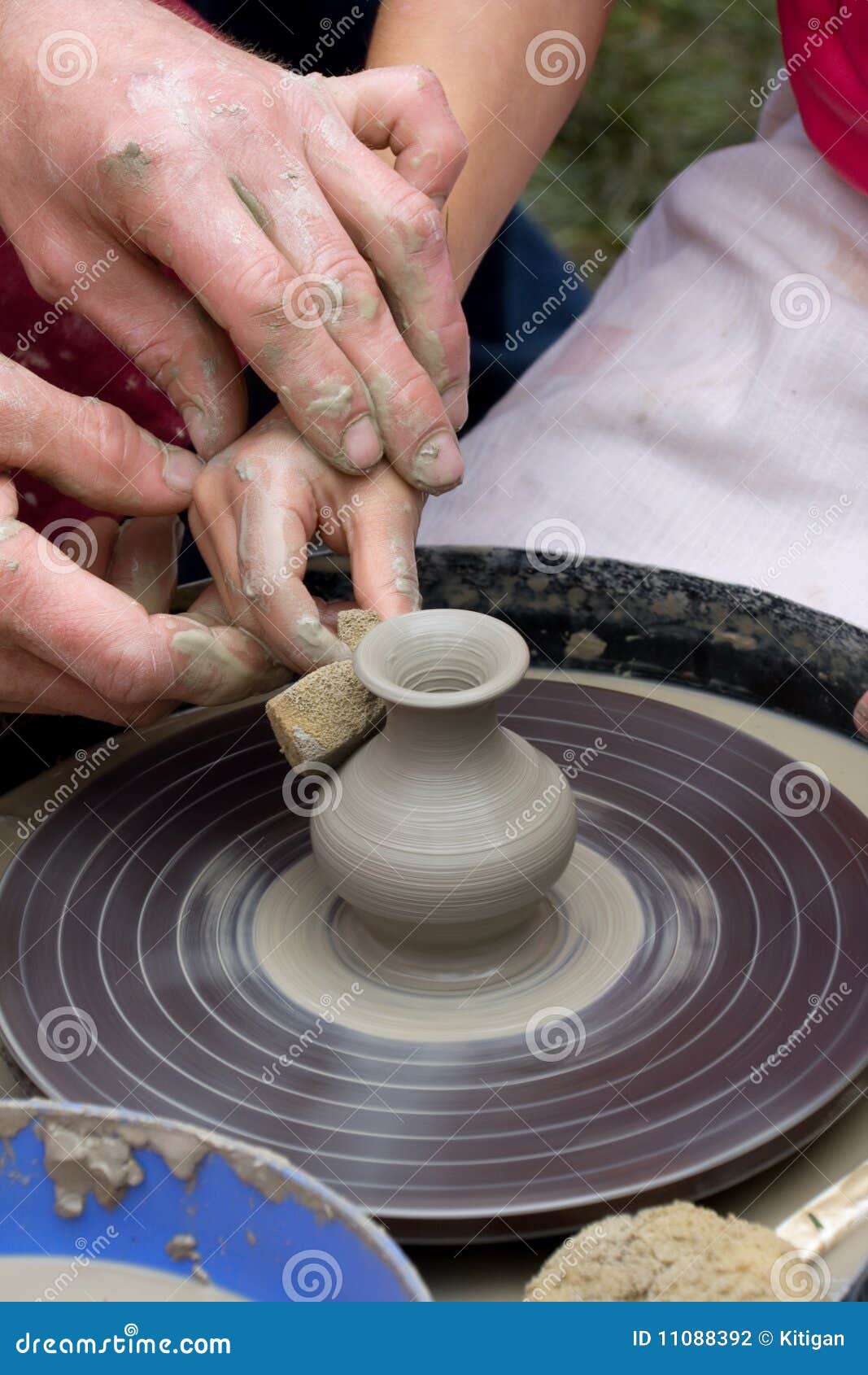 Teaching Pottery stock photo. Image of brown, design - 11088392