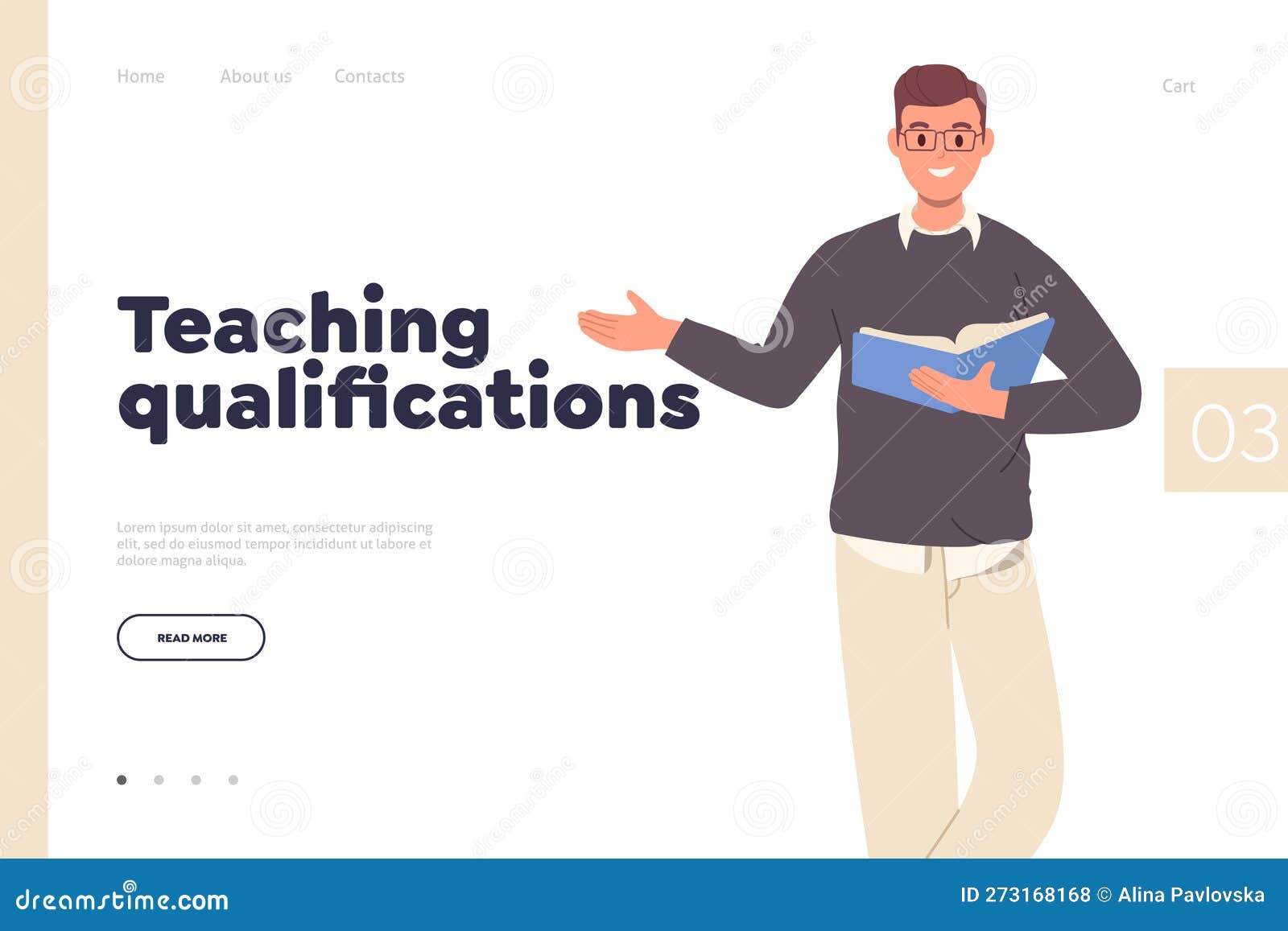 Teaching Qualification Landing Page with Professional Training ...