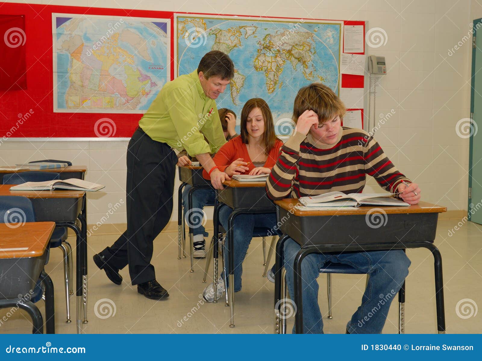 Teaching School Lessons stock photo. Image of canadian - 1830440