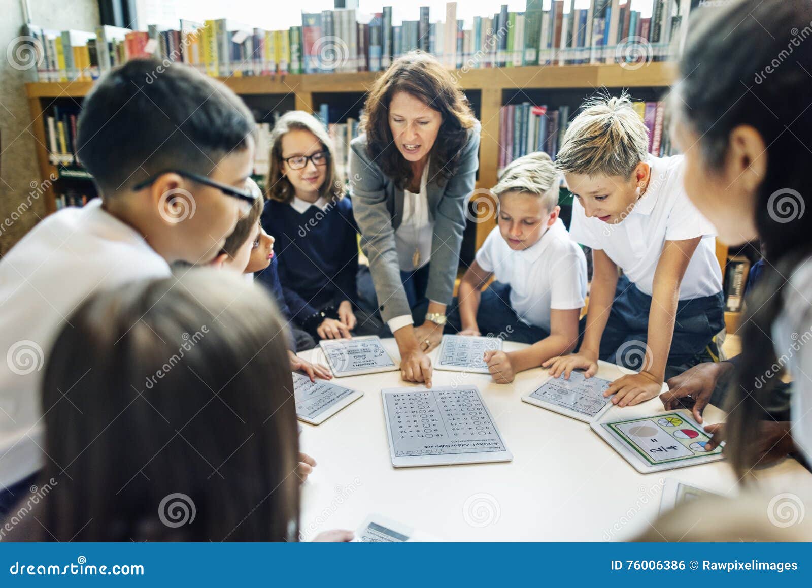Teaching Studying Library Learning Knowledge Concept Stock Photo ...