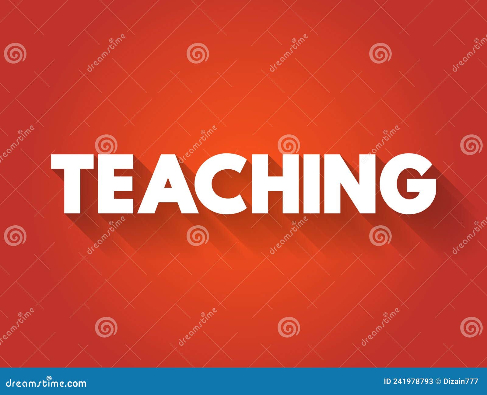 Teaching Text Quote, Education Concept Background Stock Illustration ...