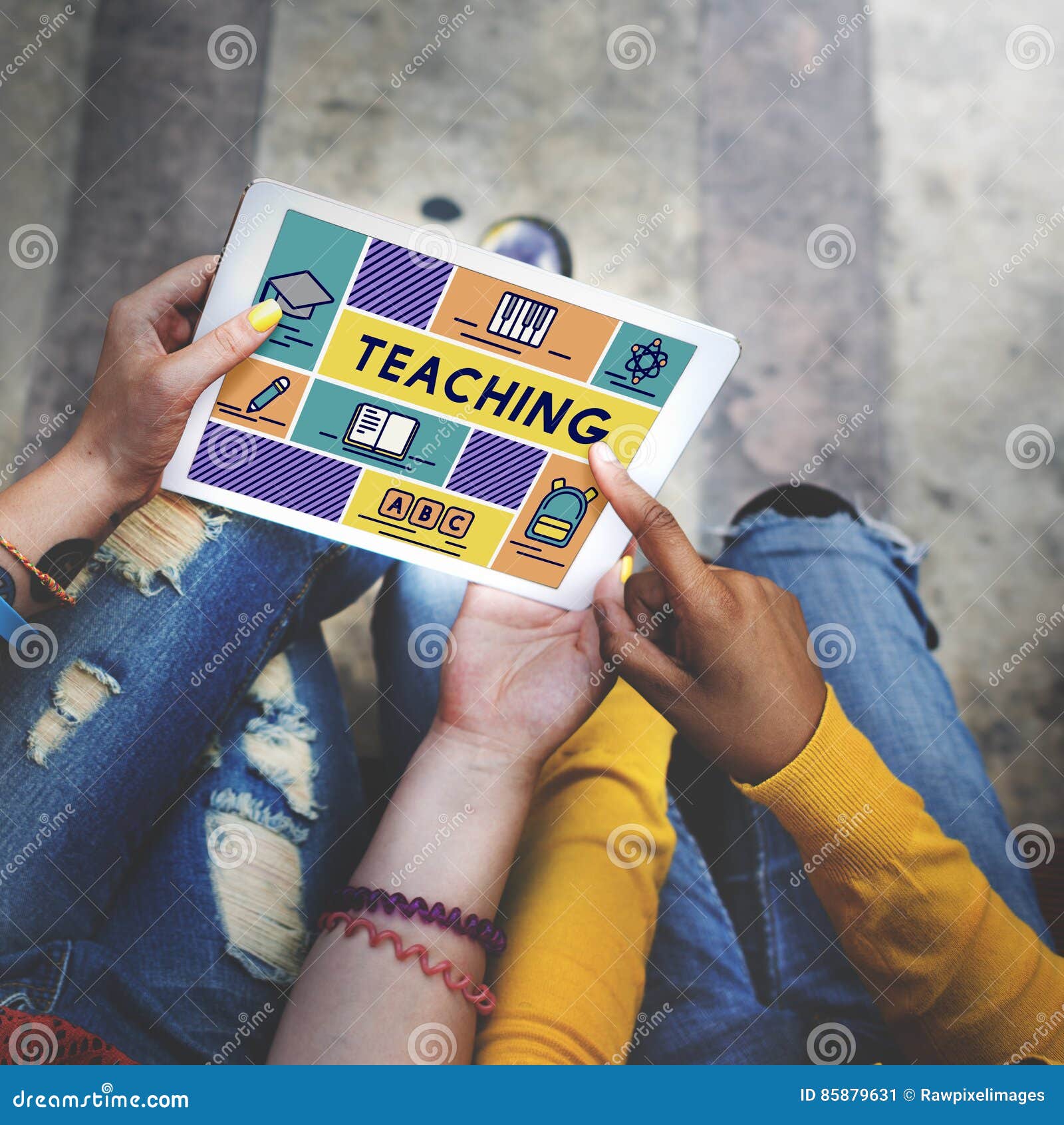 Teaching Tutoring Teacher Learning Education Concept Stock Image ...