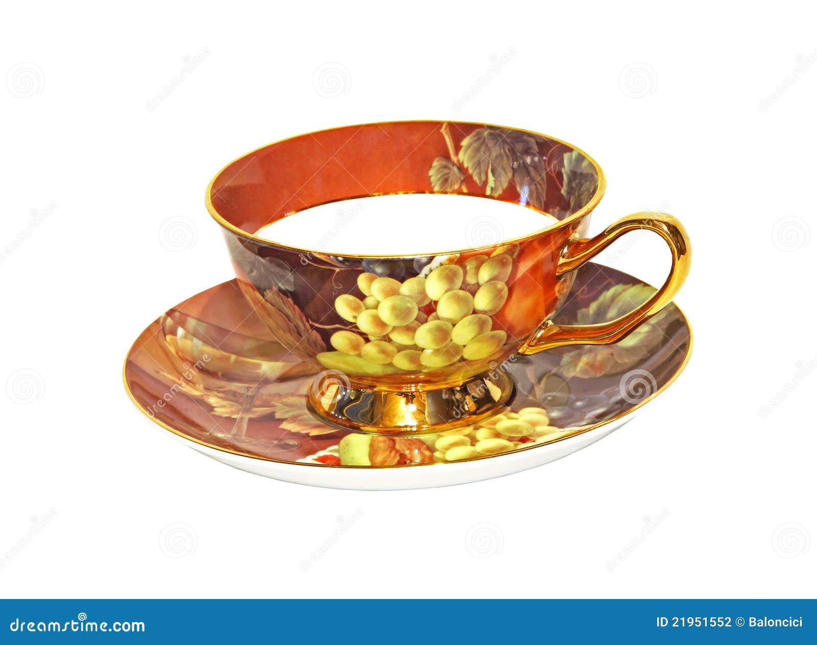 Teacup stock photo. Image of kitchenware, floral, clipping - 21951552
