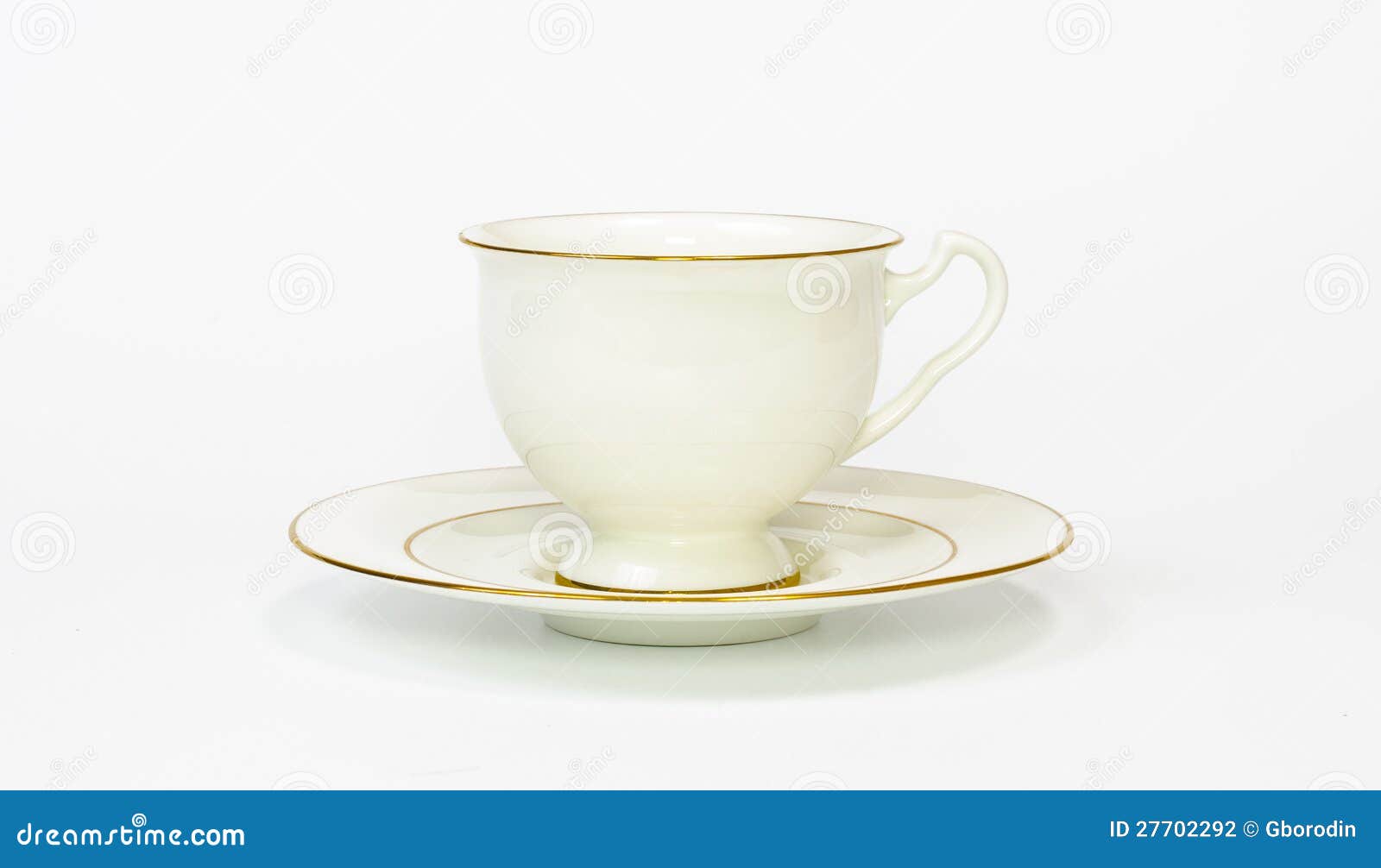 Teacup stock photo. Image of china, gold, saucer, ivory - 27702292