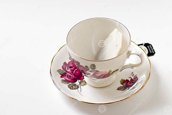 Teacup with Bag stock photo. Image of teabag, string - 12753608