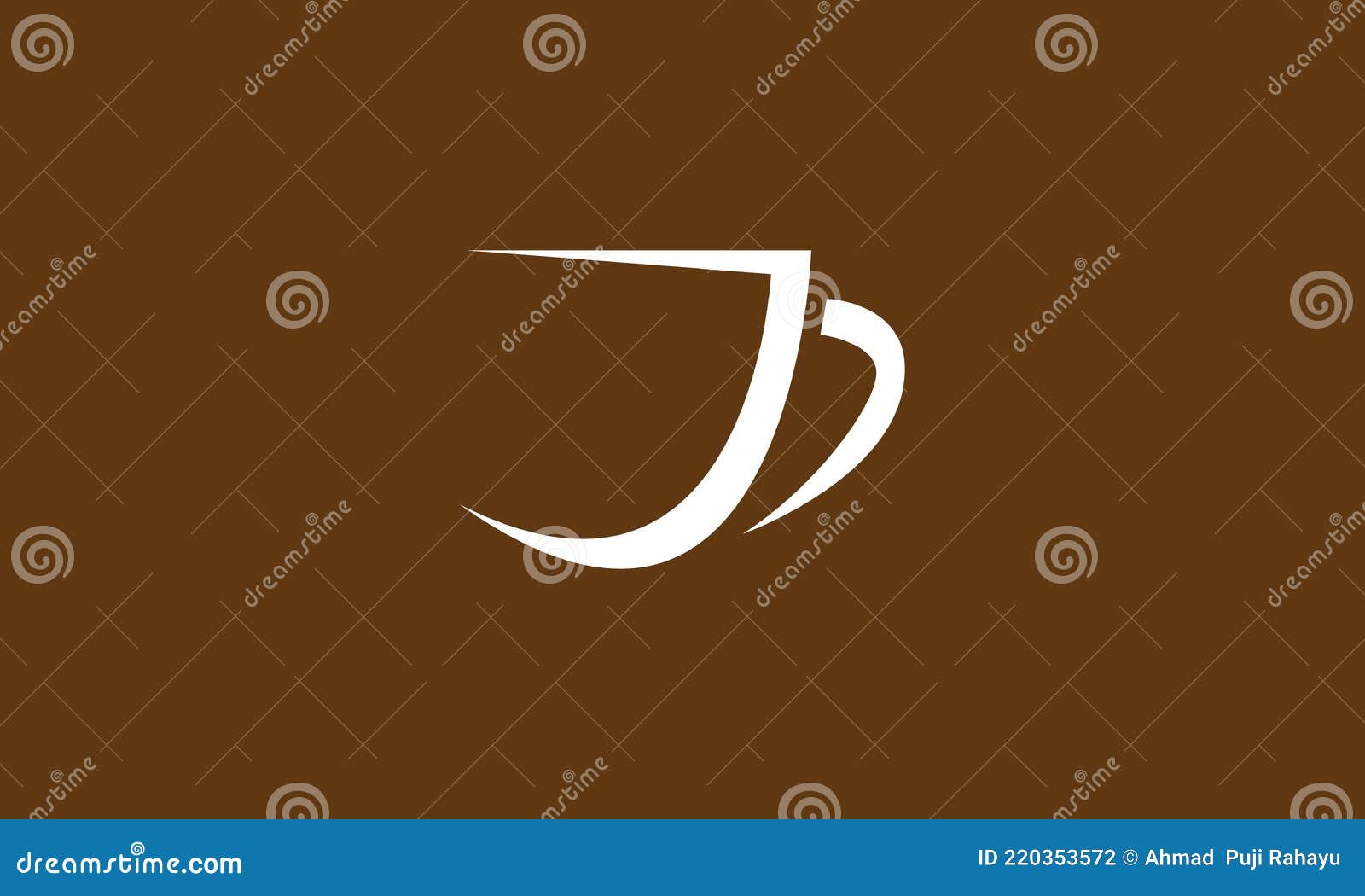 Teacup or Coffee Cup Shape Modern Logo Symbol Vector Icon Illustration ...