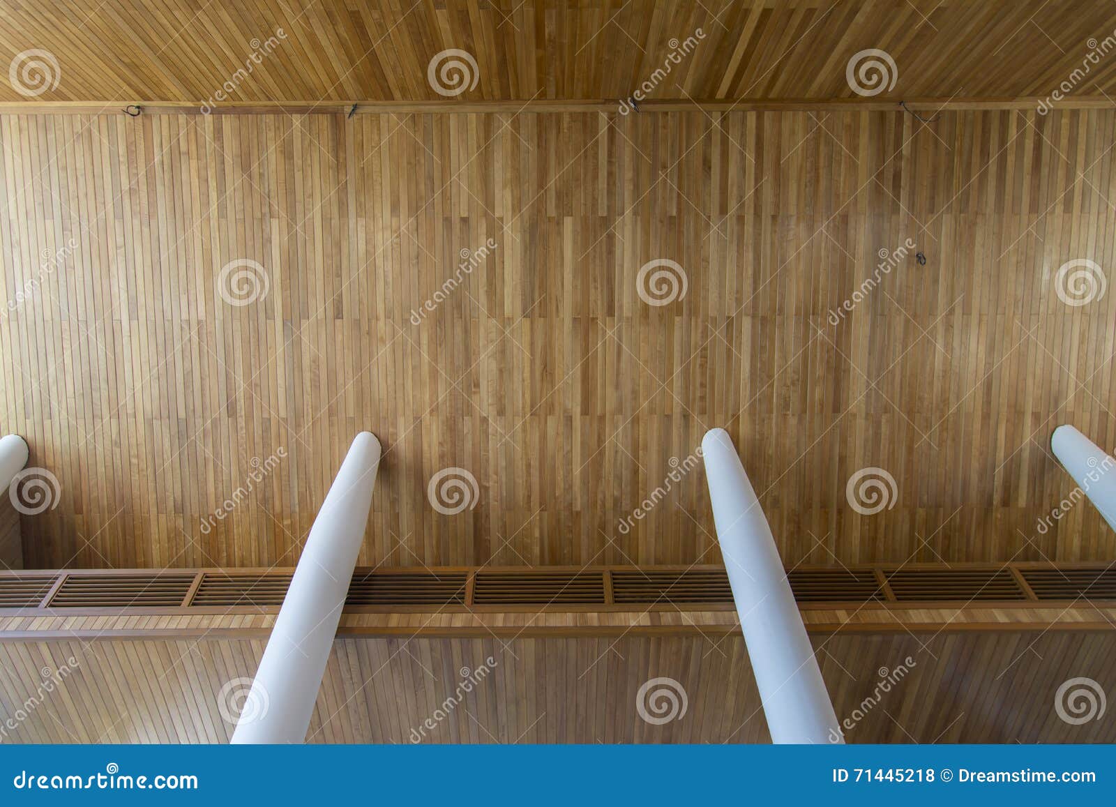 Teak ceiling stock photo. Image of building, entrance - 71445218