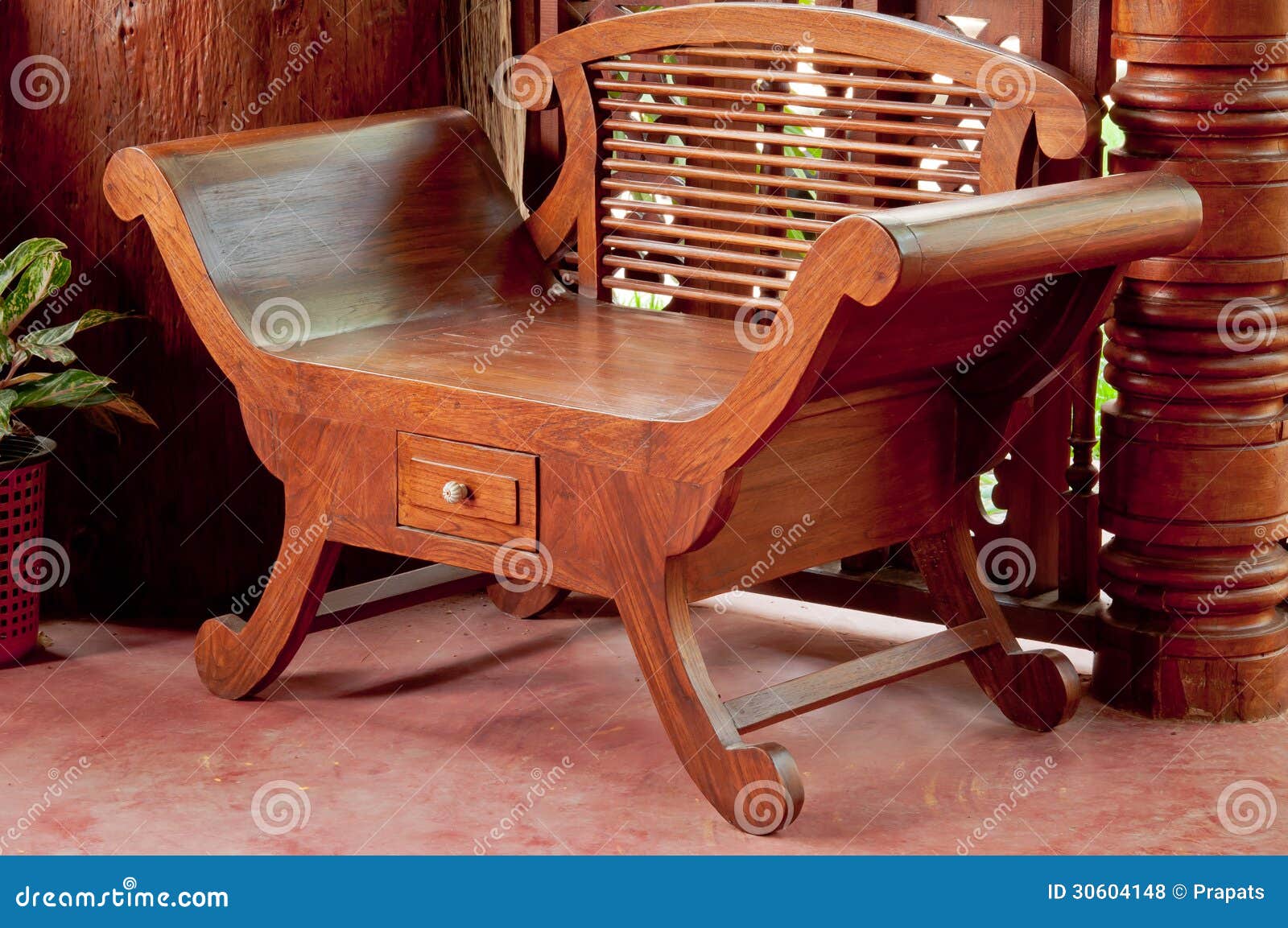 Teak Chairs. Stock Photography | CartoonDealer.com #30604148