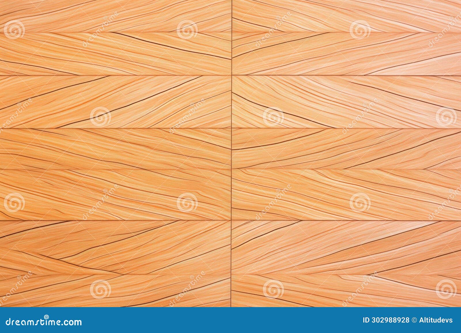 Teak Wood with Interlocking Grain Stock Illustration - Illustration of ...