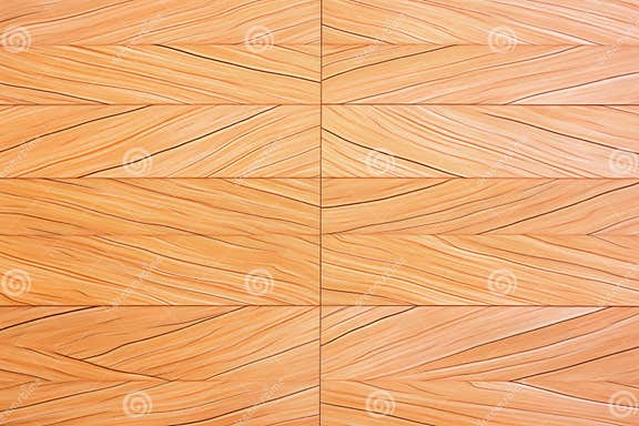Teak Wood with Interlocking Grain Stock Illustration - Illustration of ...