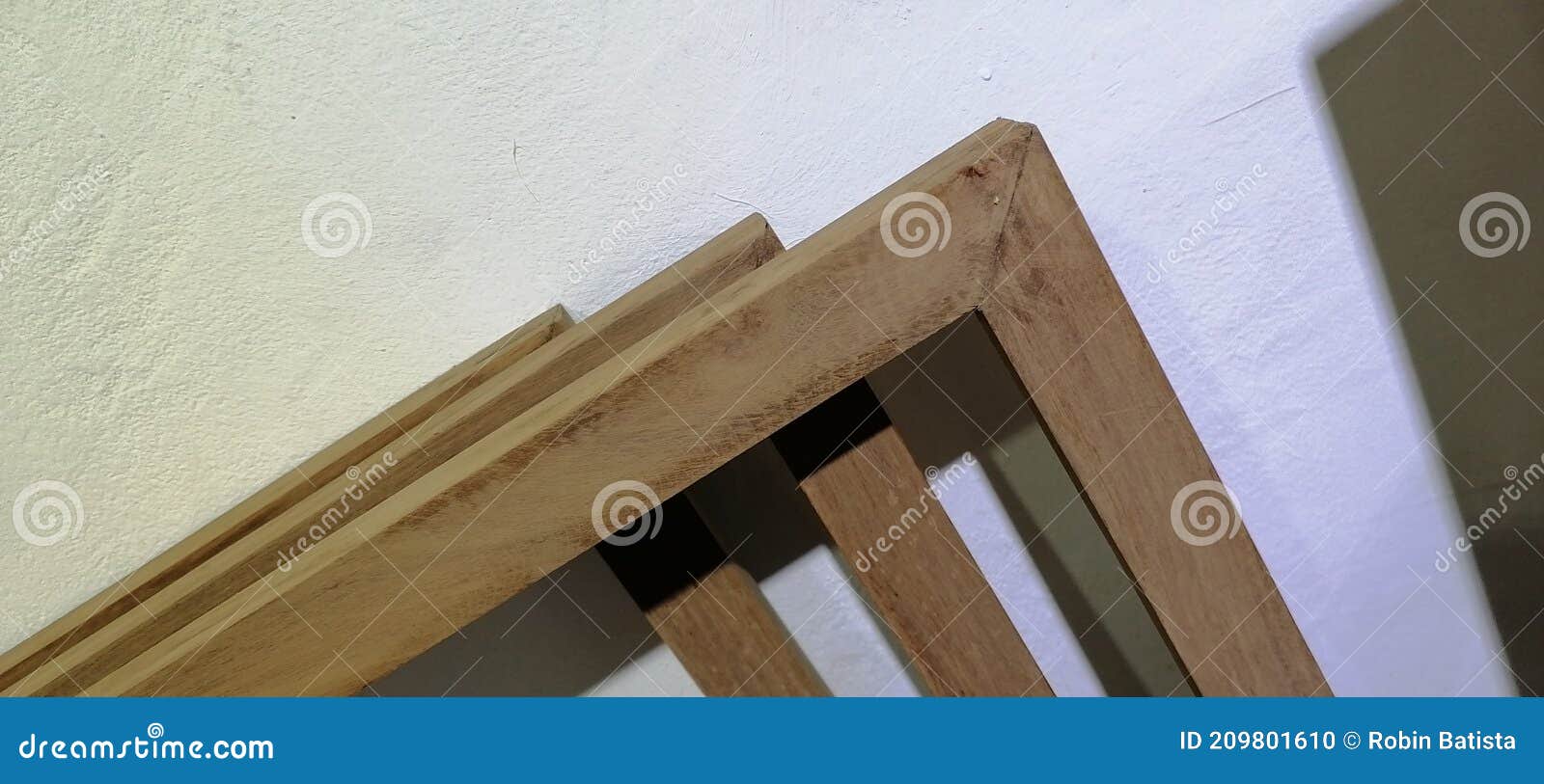 Teak Wood Plain Photo Frames Stock Photo - Image of maker, interior ...