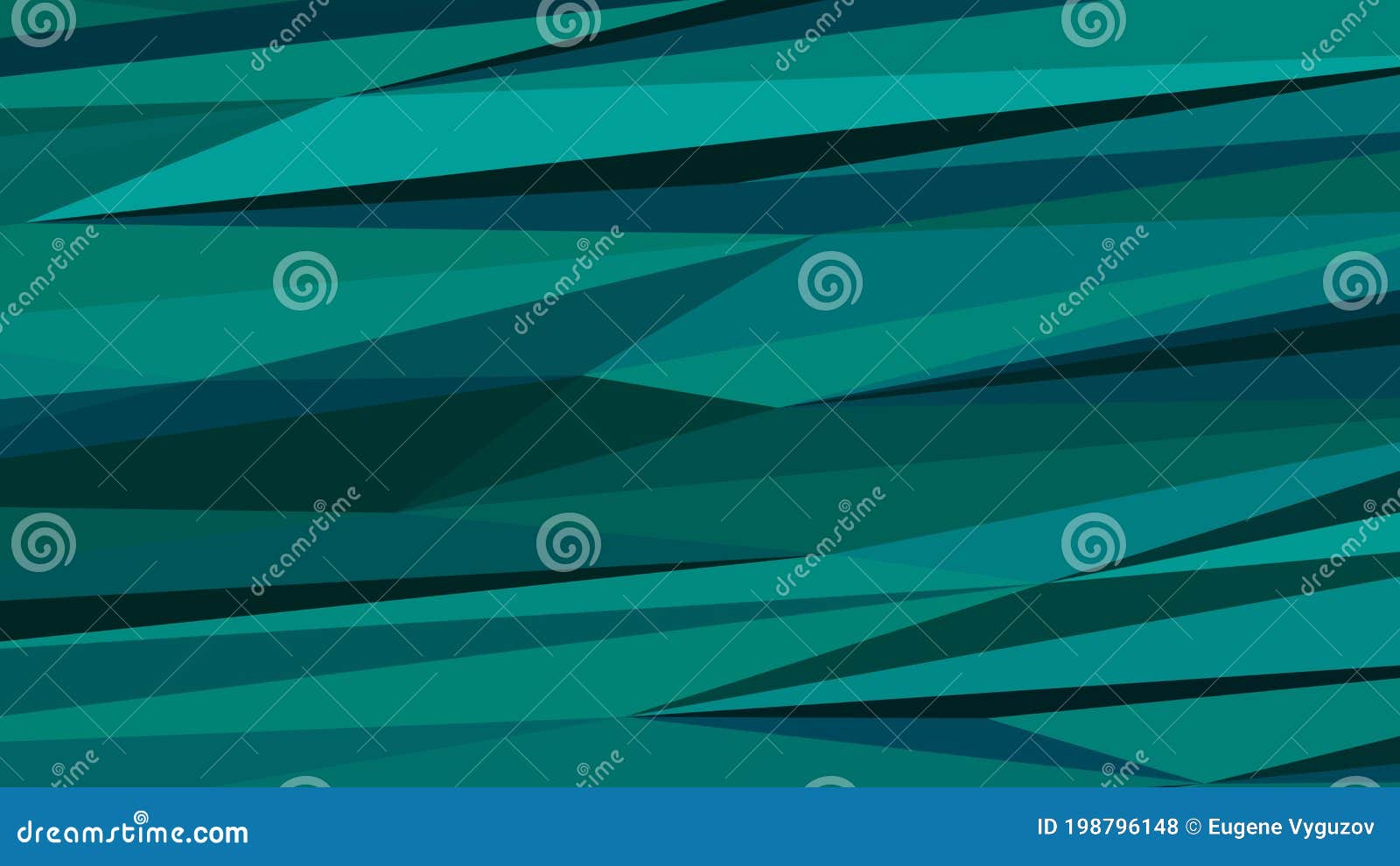 Teal Abstract Background. Geometric Vector Illustration Stock Vector ...