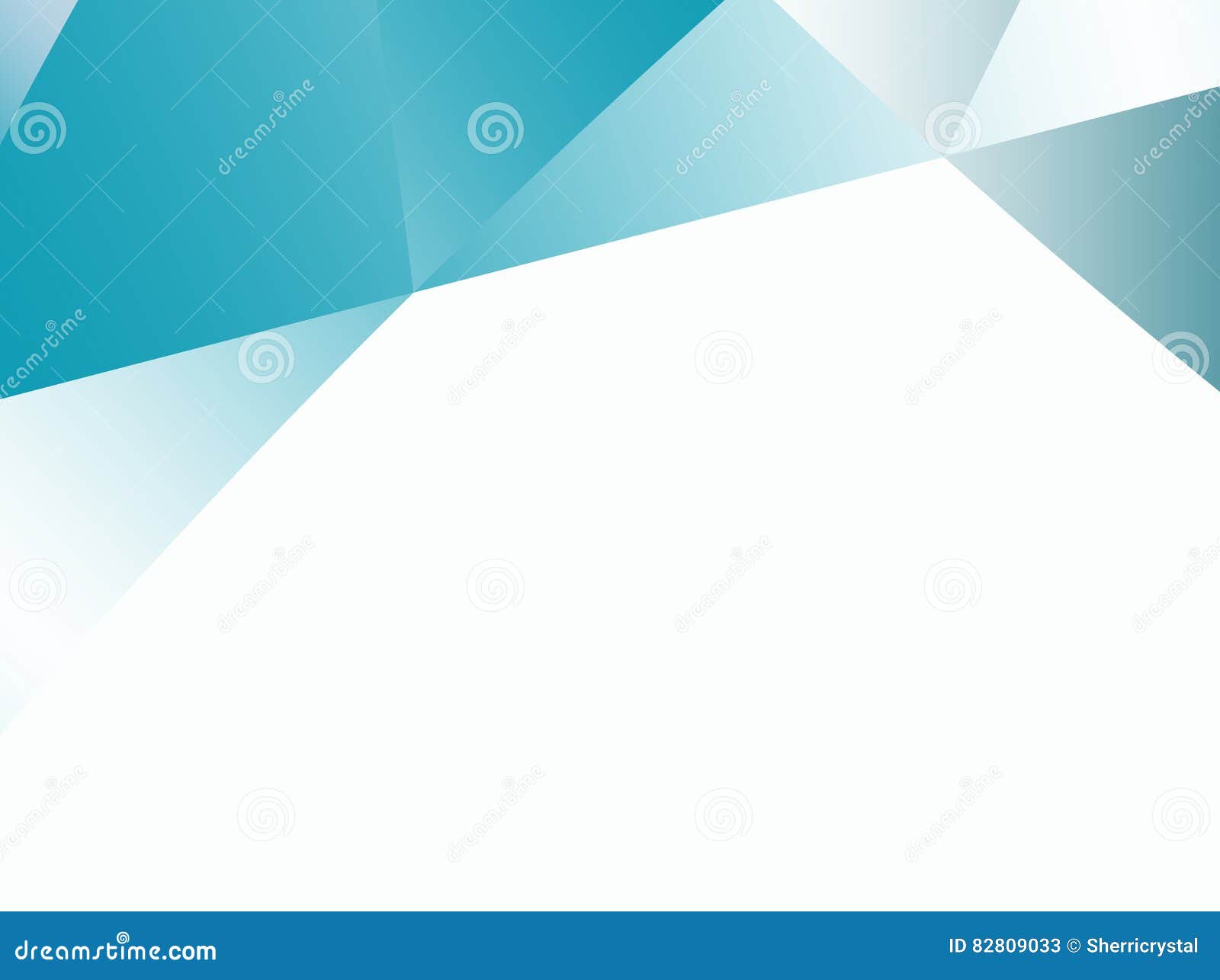 Teal Abstract Fractal Background with Irregular Triangles Pattern Stock ...