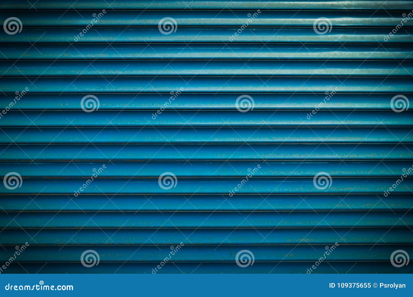 Teal Blue Painted Horizontal Metal Window Roller Shutter Blinds or ...