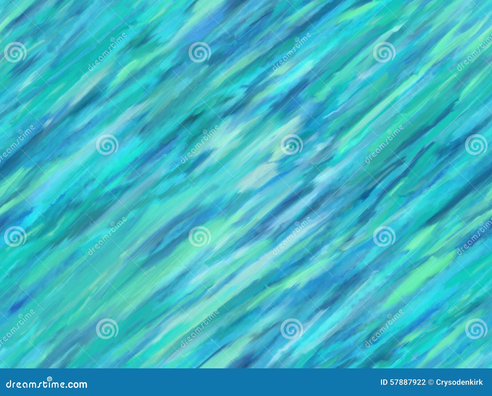Teal and Blue Painted Seamless Background Tile Stock Illustration ...