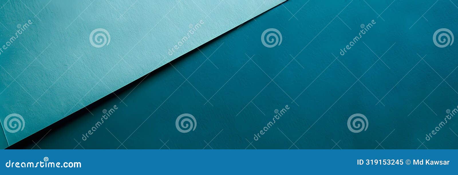 Teal Blue Paper Texture Background with Copy Space - AI Generated Stock ...