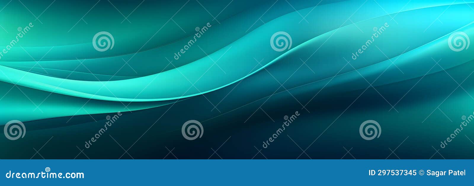 Teal Color Gradient Background Stock Illustration - Illustration of ...