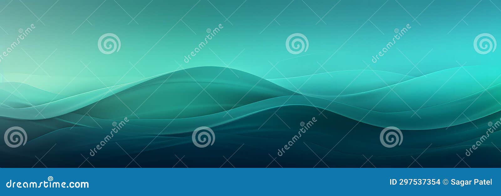 Teal Color Gradient Background Stock Illustration - Illustration of ...