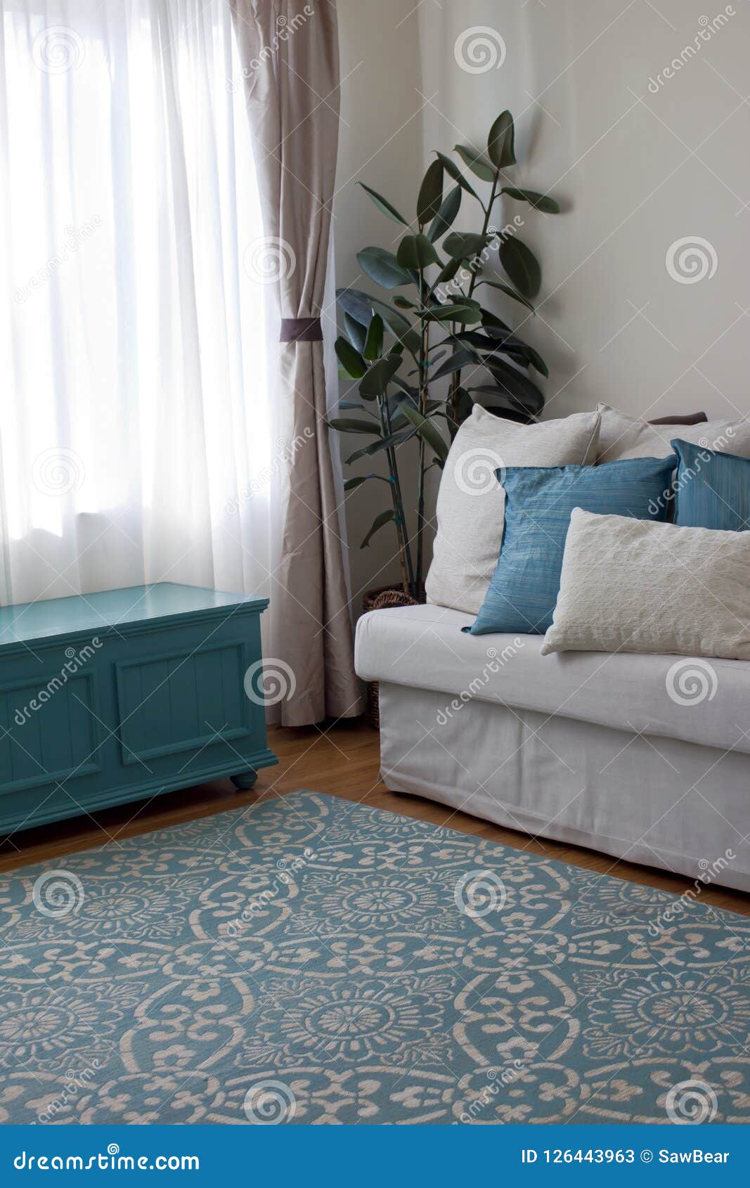 Teal & Cream Color Themed Livingroom Stock Image - Image of cushions ... Teal & Cream Color Themed Livingroom Stock Image - Image of cushions ...