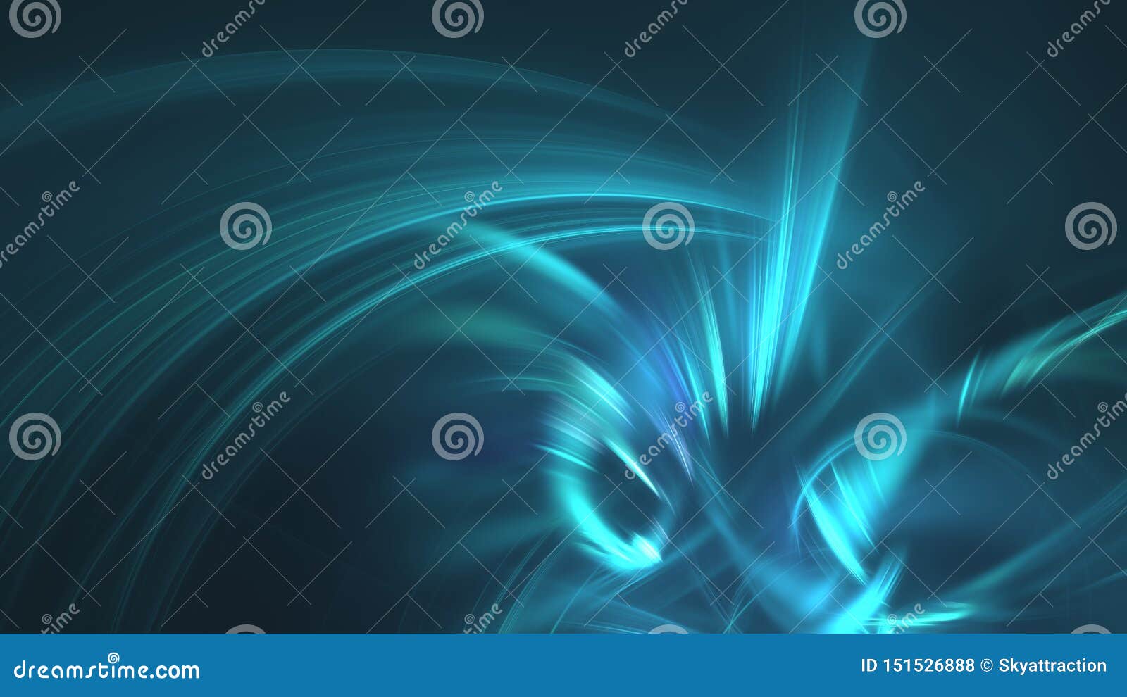 Teal Energy Rays Abstract Background Stock Illustration - Illustration ...