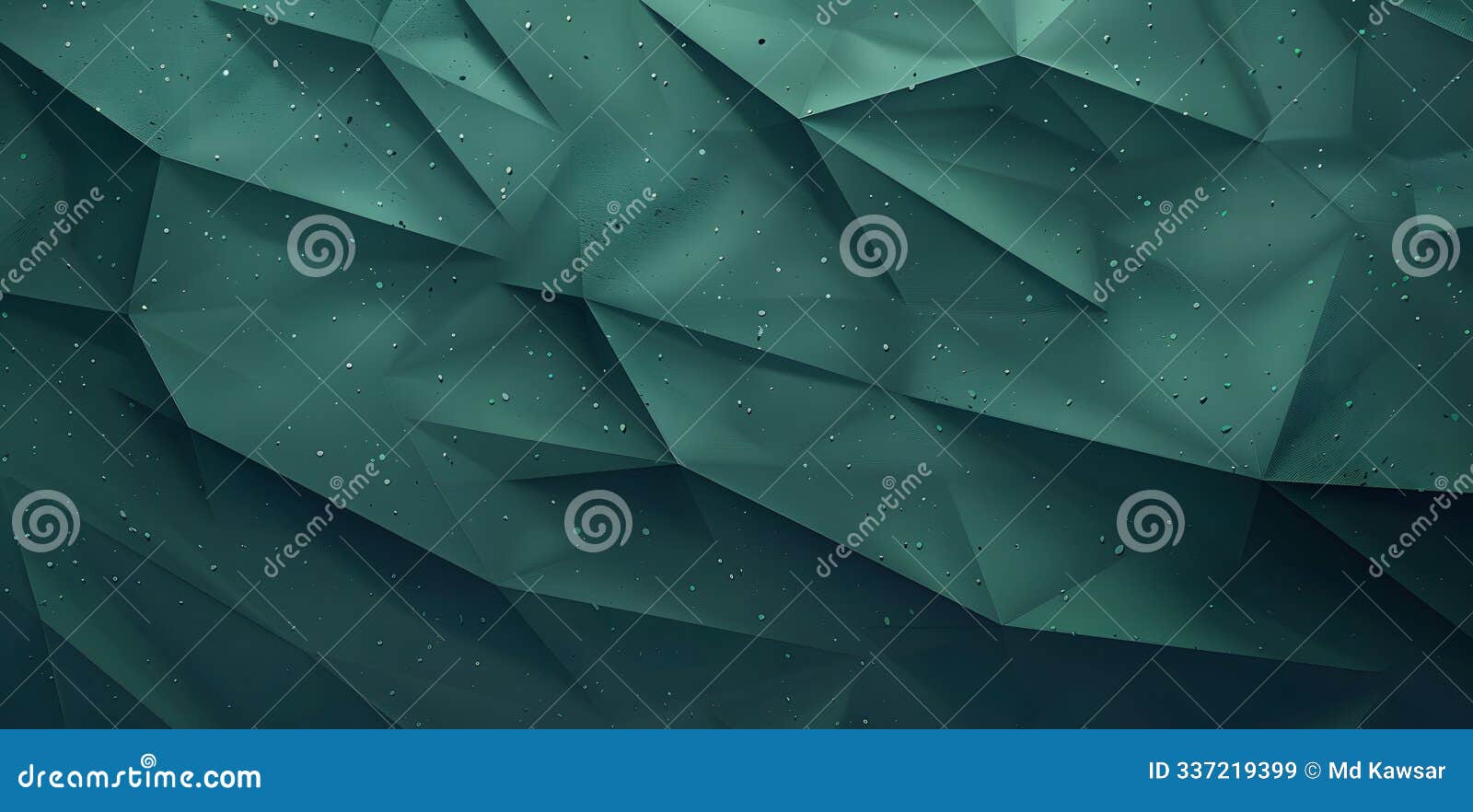 Abstract Teal Green Geometric Background Stock Illustration ...