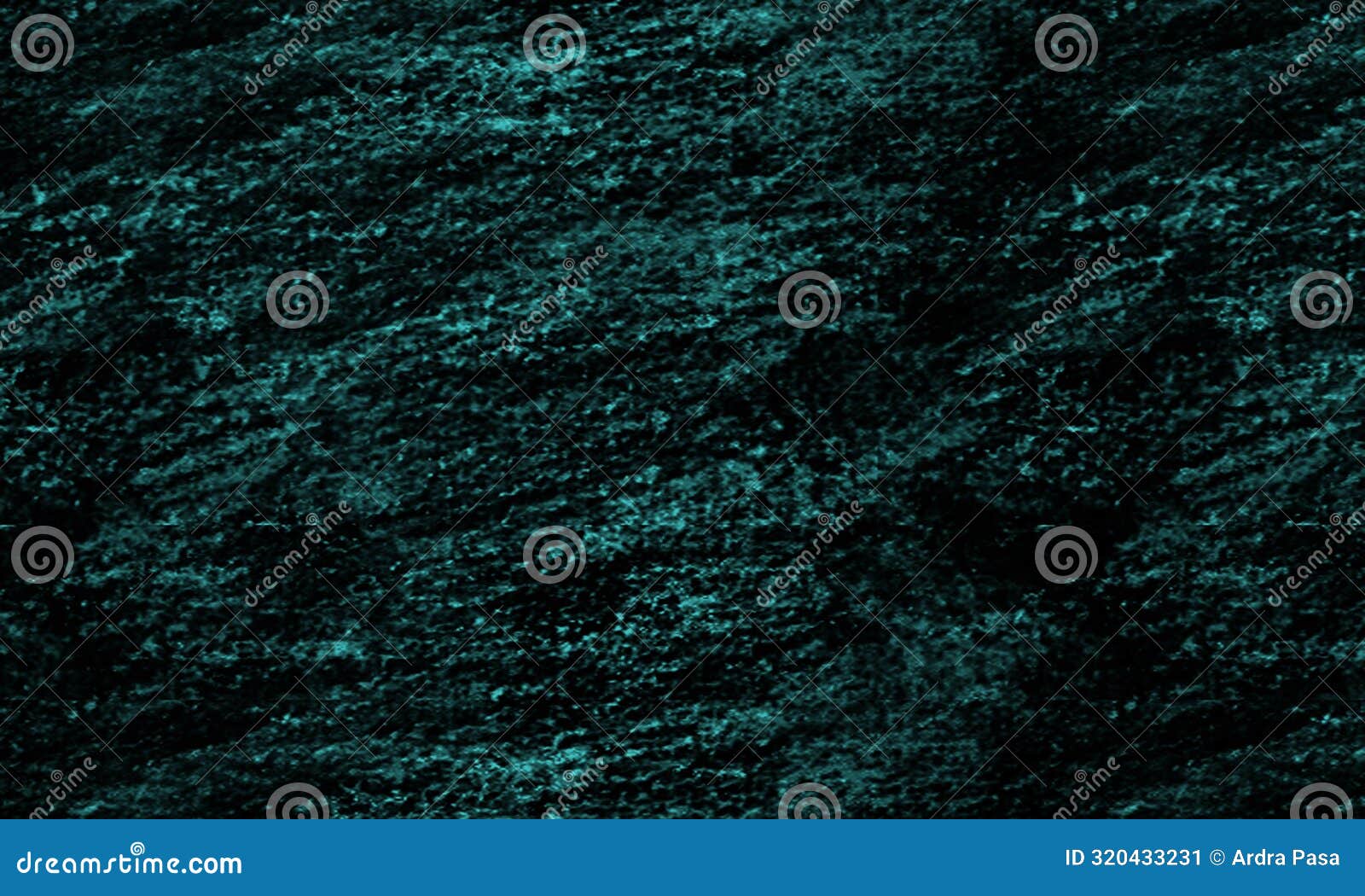 A Teal Green Scratch Pattern with Black Background for Illustration ...