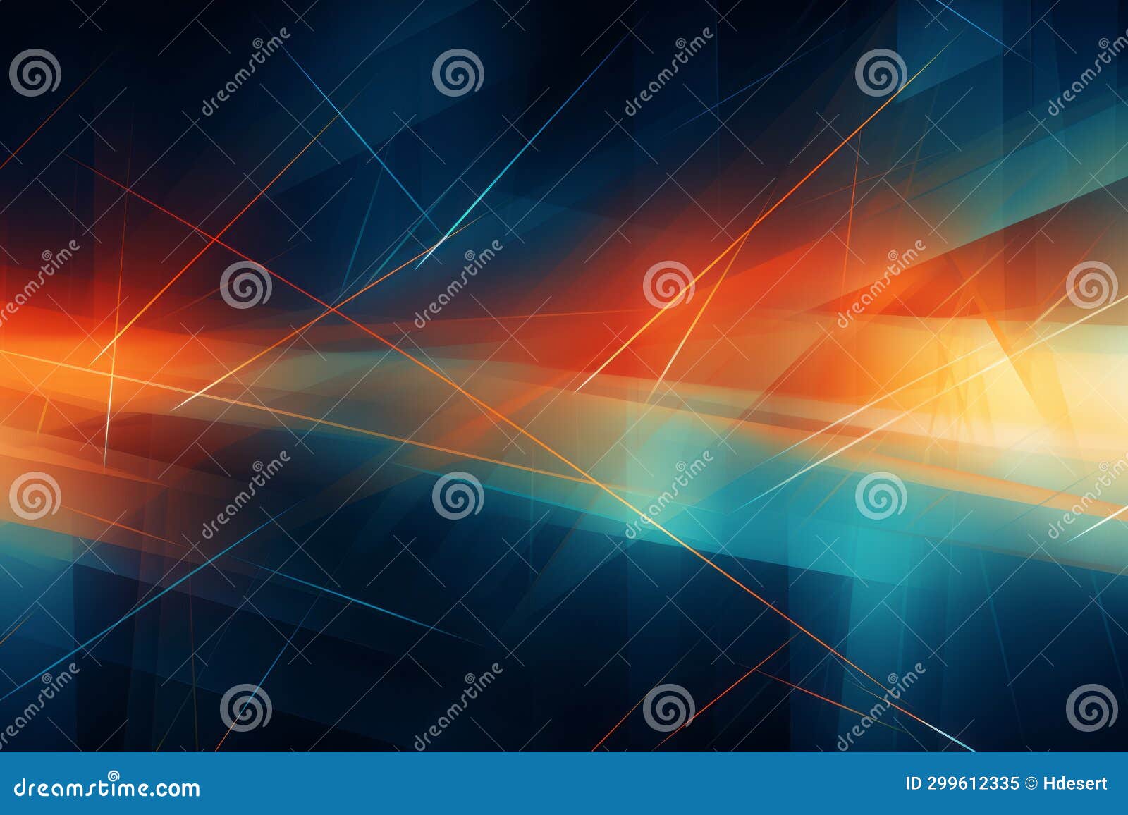 Teal and Orange Abstract Lines Background or Pattern, Creative Design ...