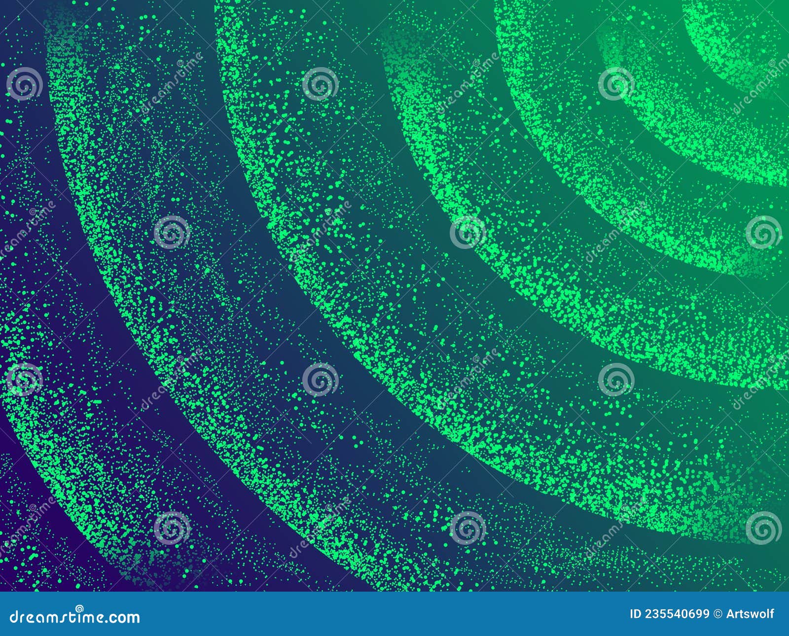 Teal Particles in Blue Background Stock Image - Image of background ...