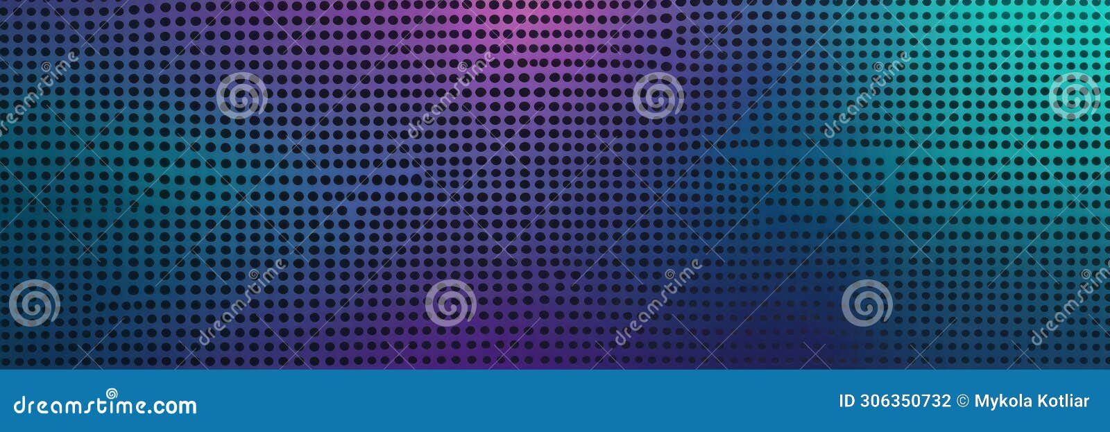 Teal Perforated Shapes Gradient Wallpaper Stock Photo - Image of ...