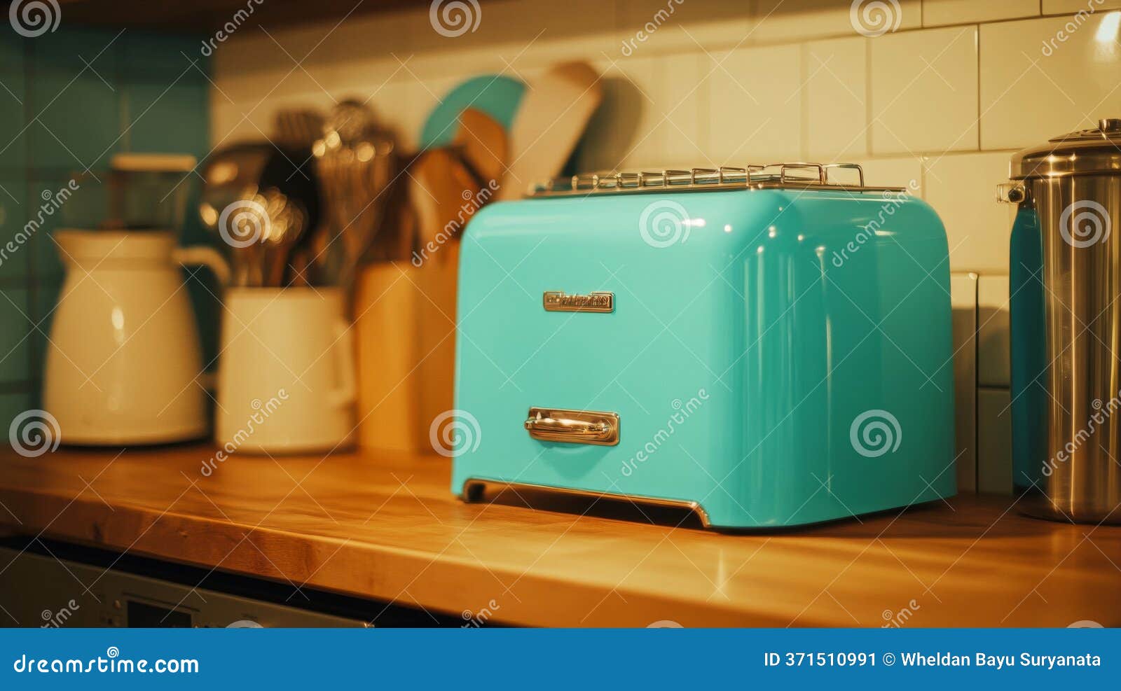 Red Retro Toaster Side View Isolated On White Background 3d Royalty ...
