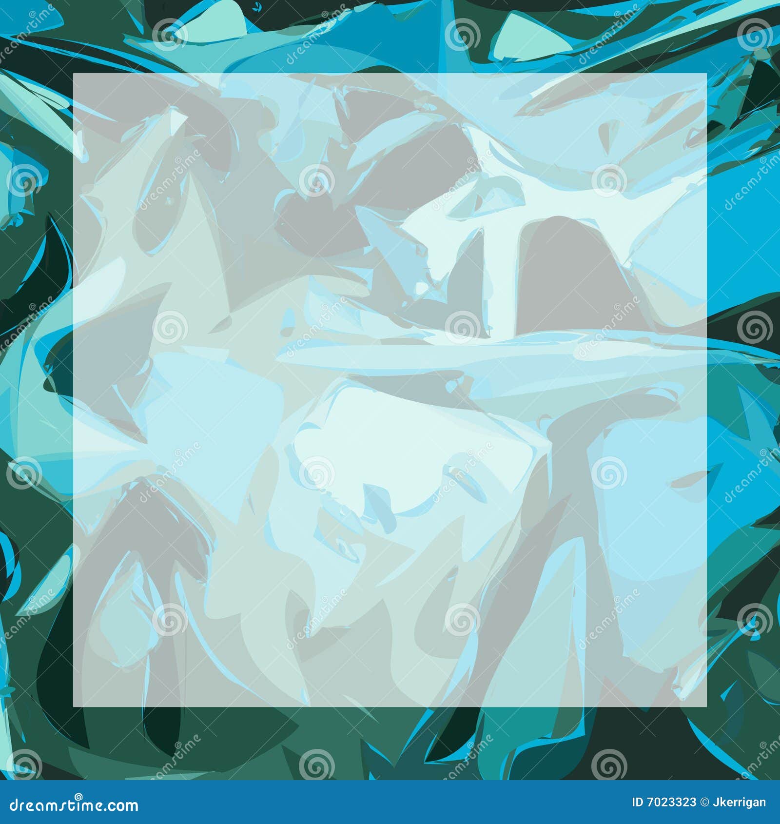 Teal Texture Frame stock vector. Illustration of chaos - 7023323