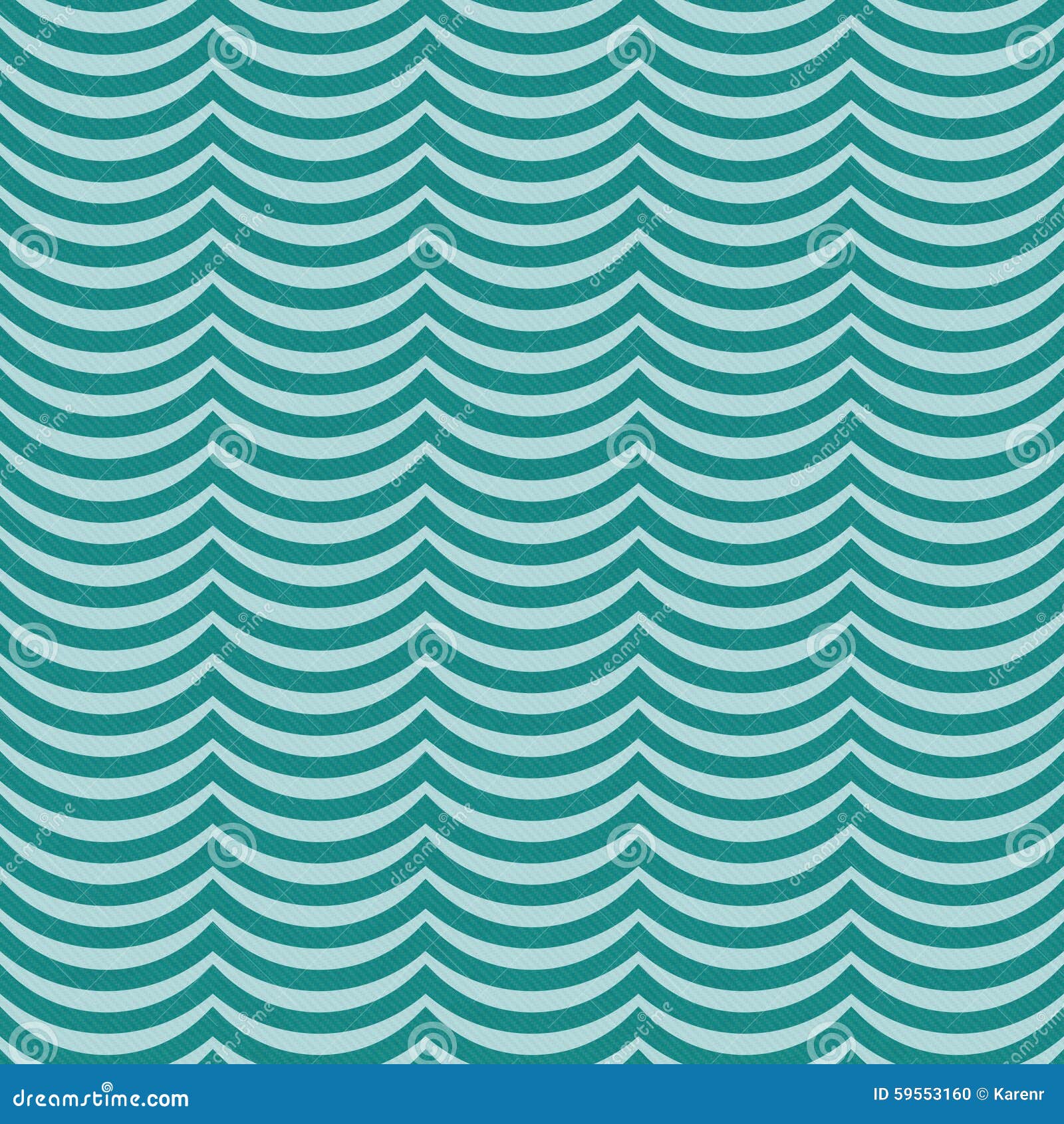 Teal Wavy Stripes Tile Pattern Repeat Background Stock Illustration ...