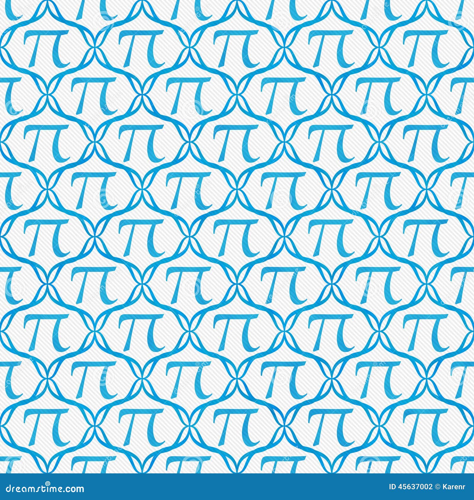 Teal and White Pi Symbol Repeat Pattern Background Stock Illustration ...