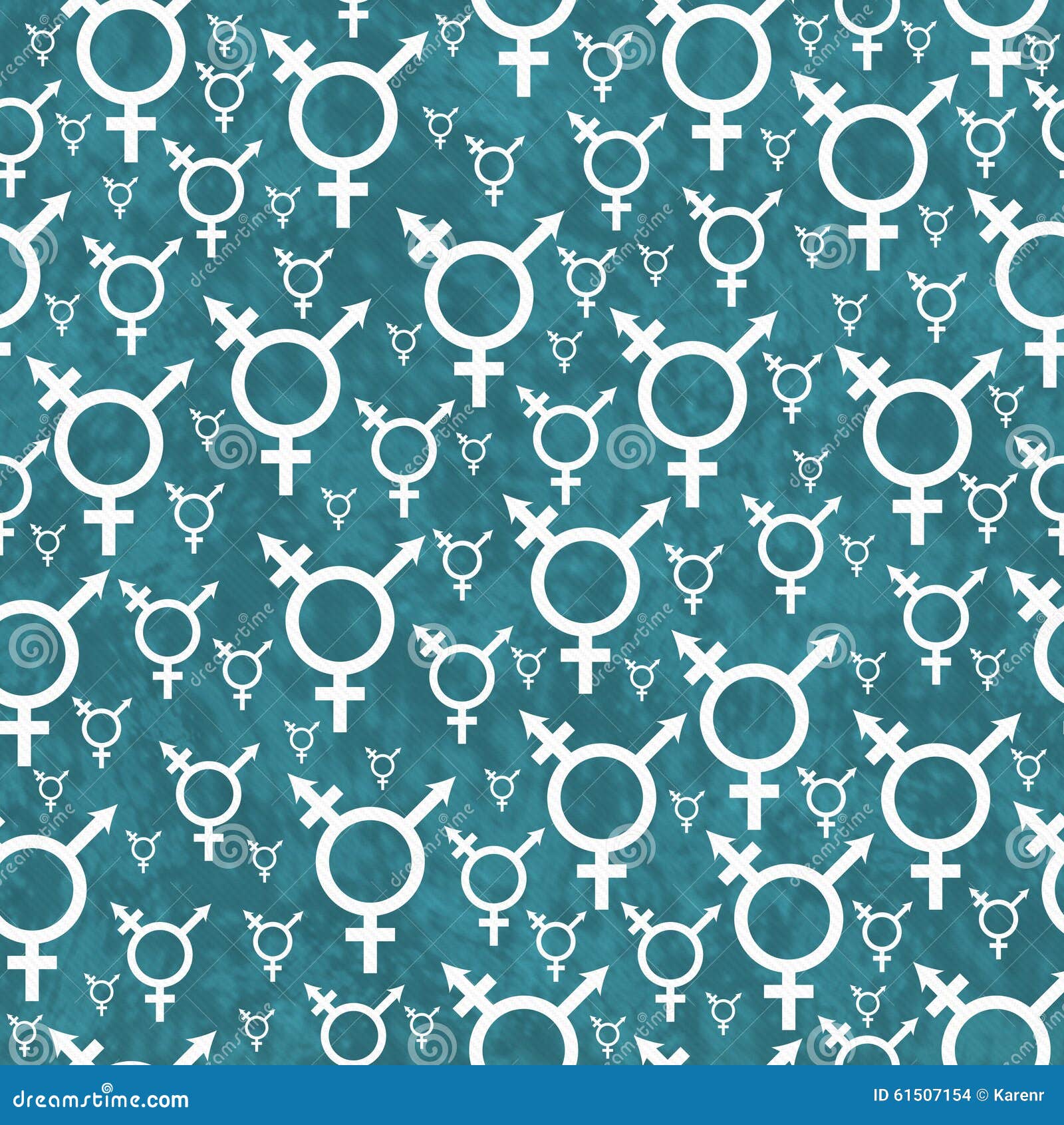 Teal and White Transgender Symbol Tile Pattern Repeat Background Stock ...