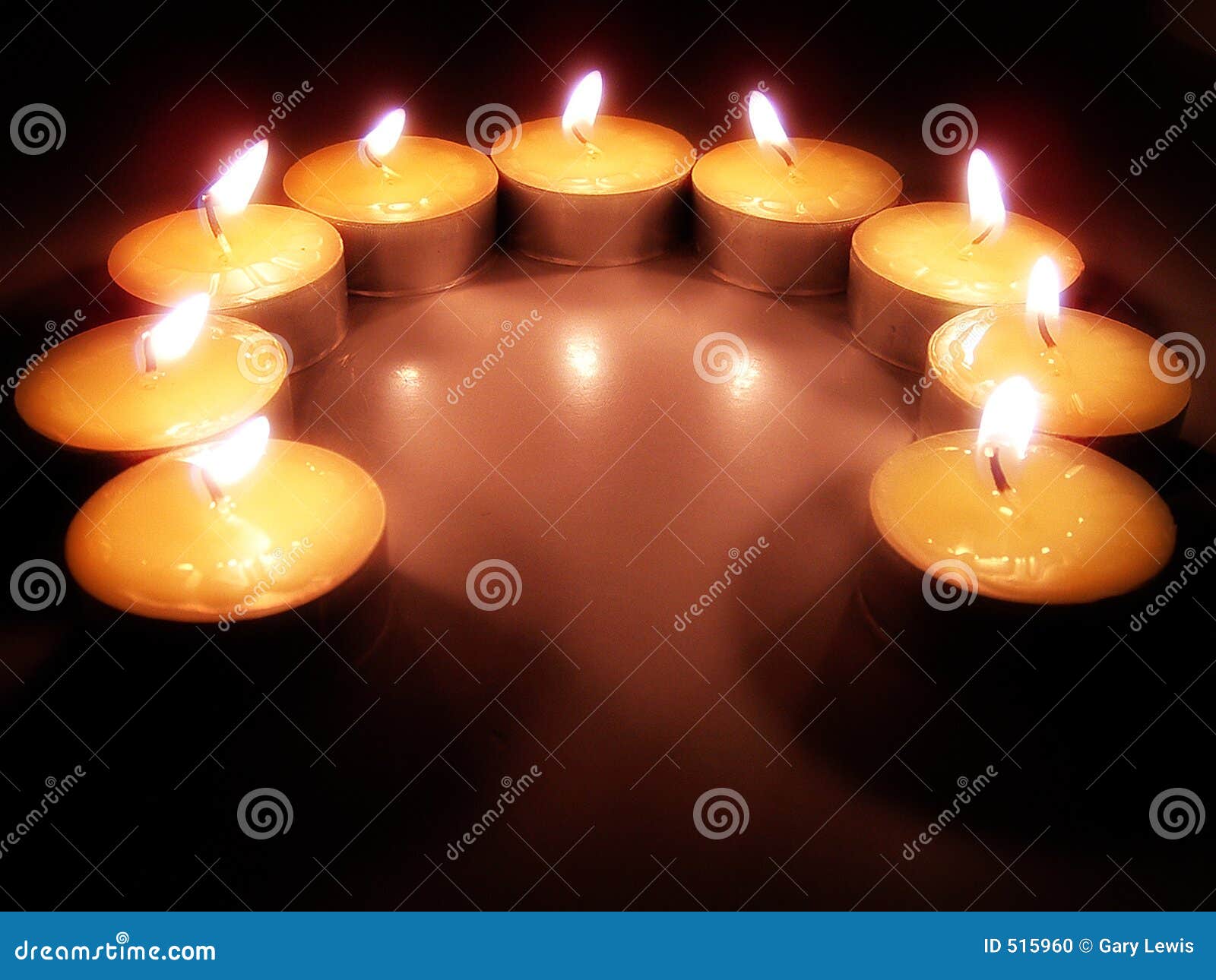 Tealight Candles stock photo. Image of candles, arrangements - 515960