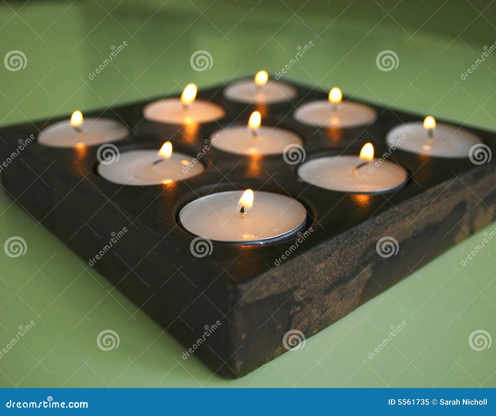 Tealights stock image. Image of home, beauty, outdoors - 5561735