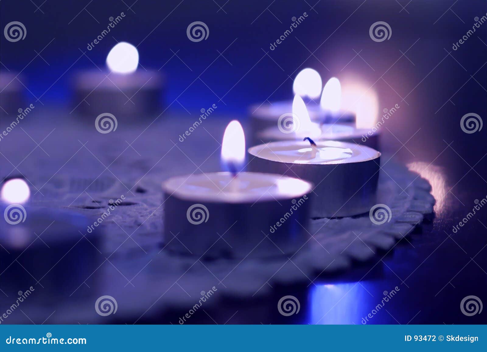 Tealights stock photo. Image of light, beauty, therapy, purity - 93472